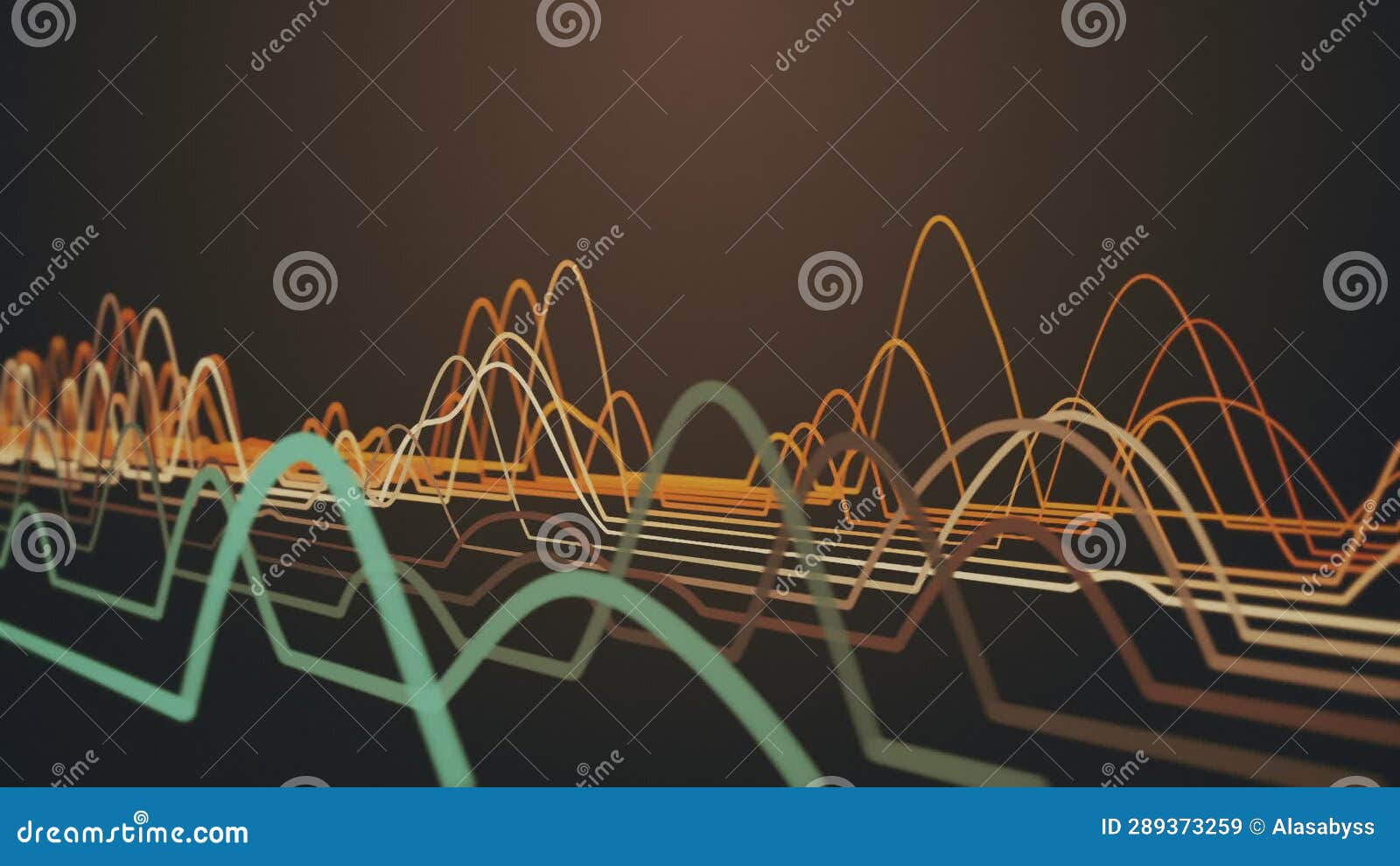 Retro Sine Waveform Science Background Animation Stock Video - Video of ...
