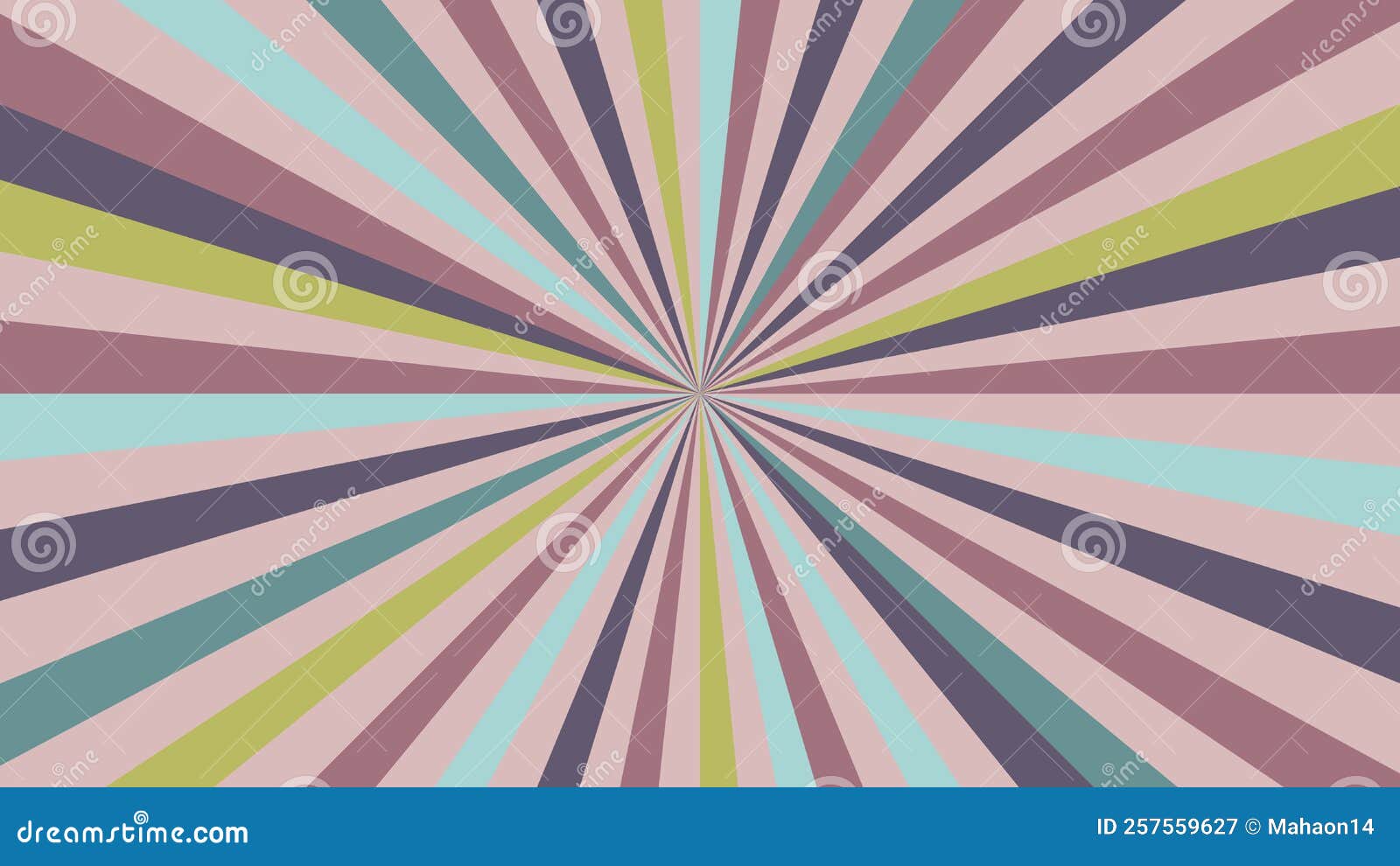 Retro Background with Radial Rays Stock Vector - Illustration of layout ...