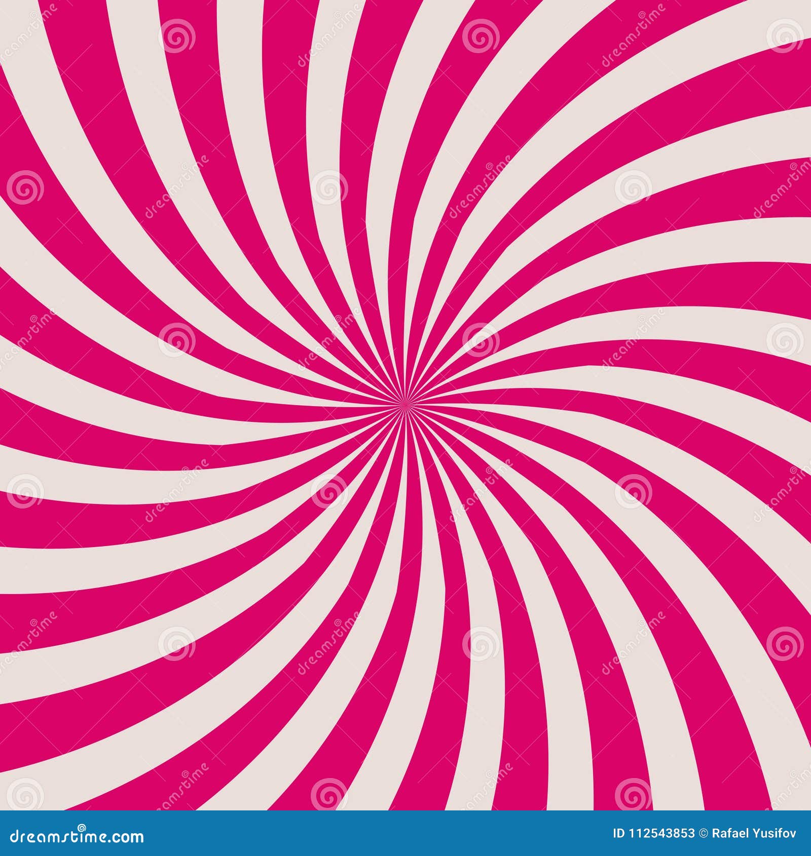 Retro Background with Red Sun Rays. Vector Stock Vector - Illustration ...