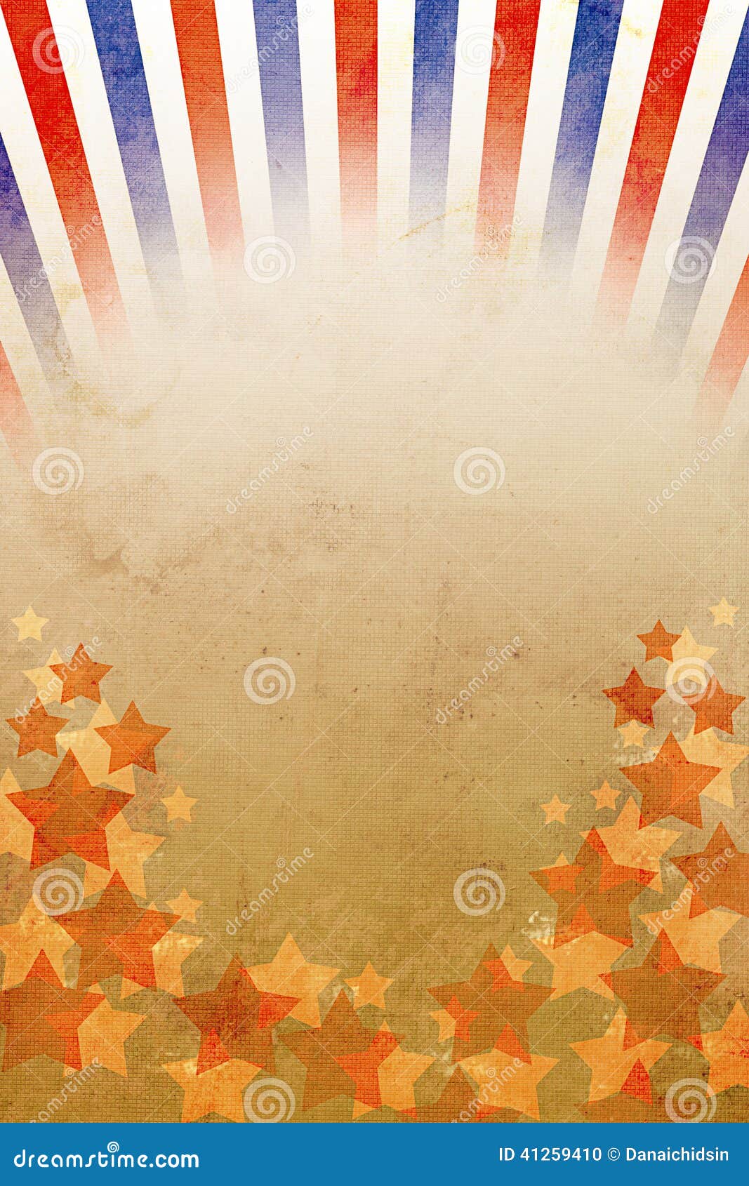 Retro Background Red, White and Blue Stripes Stock Illustration ...