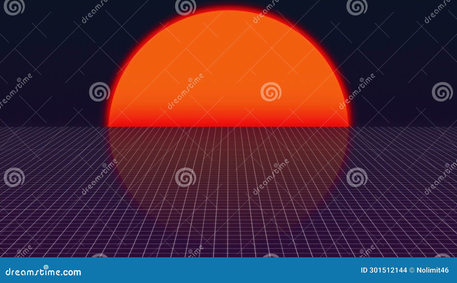 Retro background with sun stock illustration. Illustration of music ...