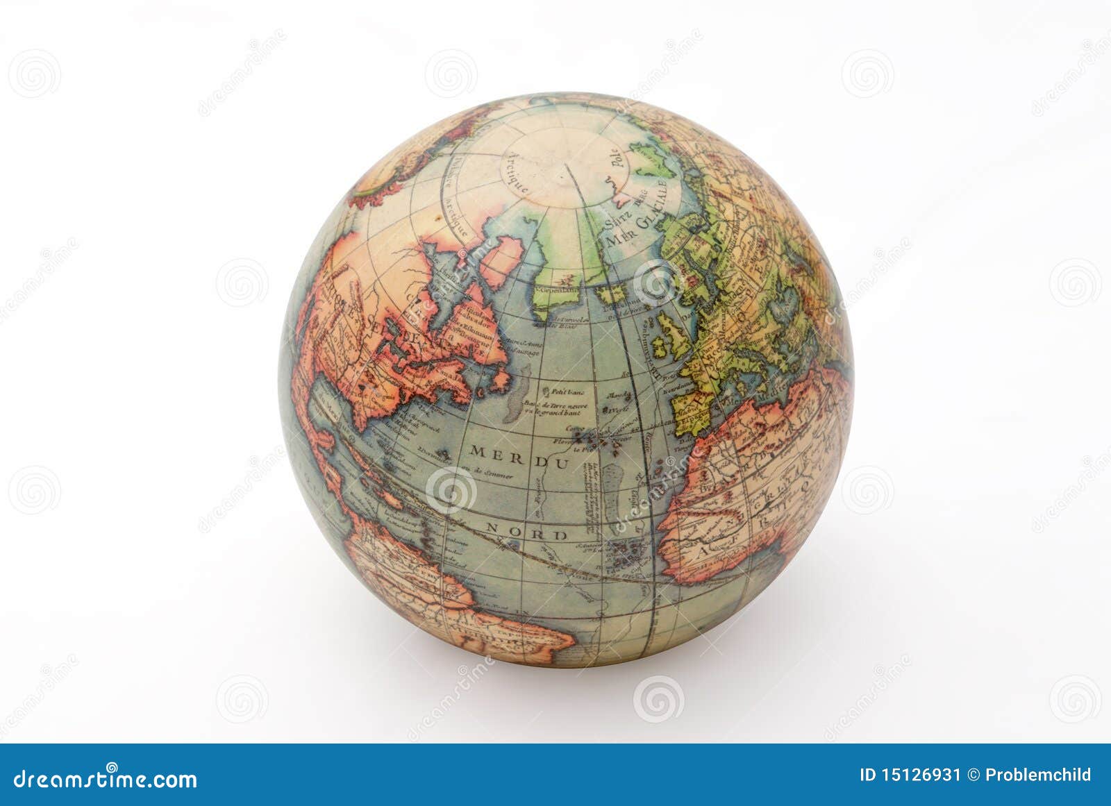 Retro ball globe stock image. Image of europe, ocean - 15126931