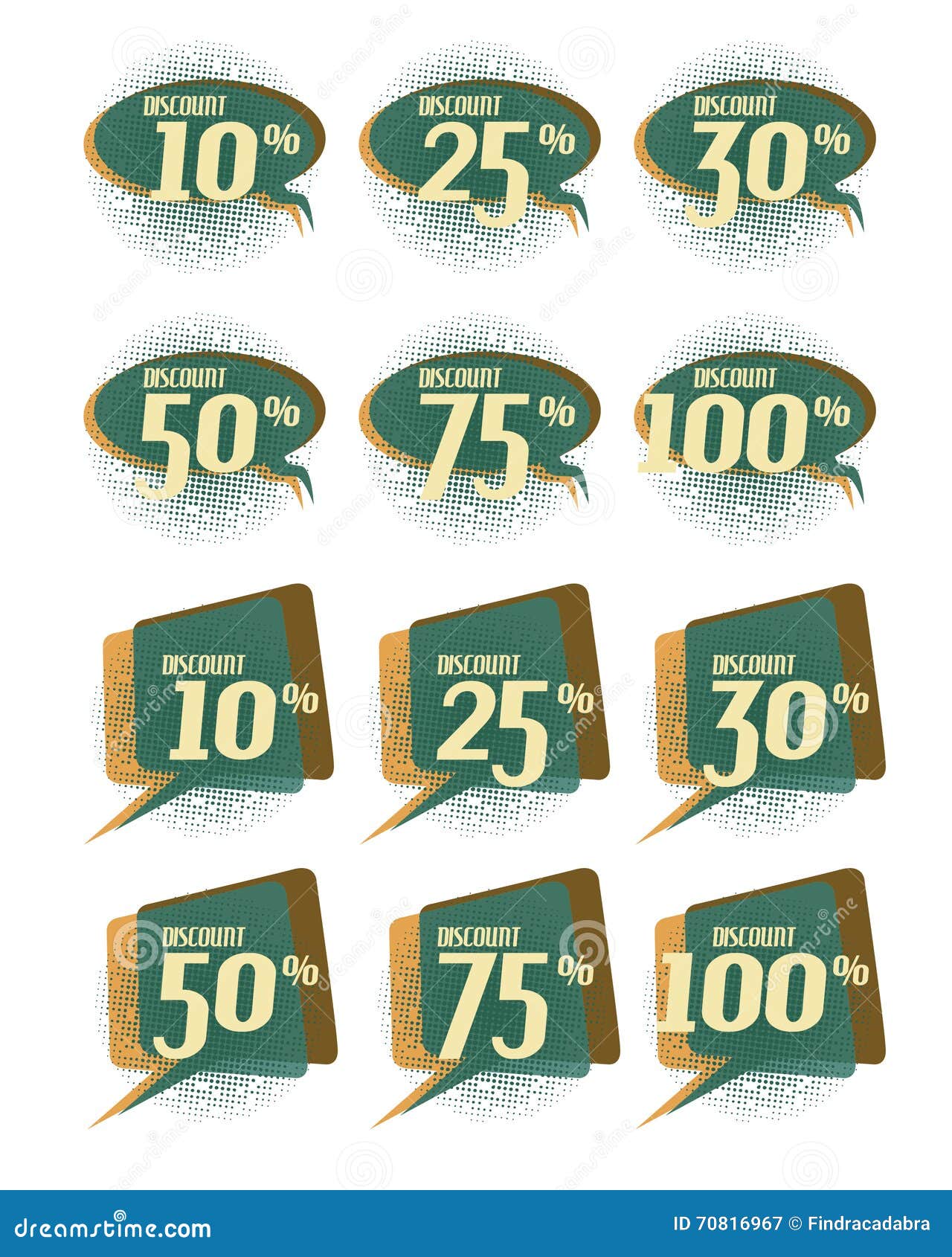 Retro Banner Sign/ad Discount. Vector Illustration Stock Vector ...