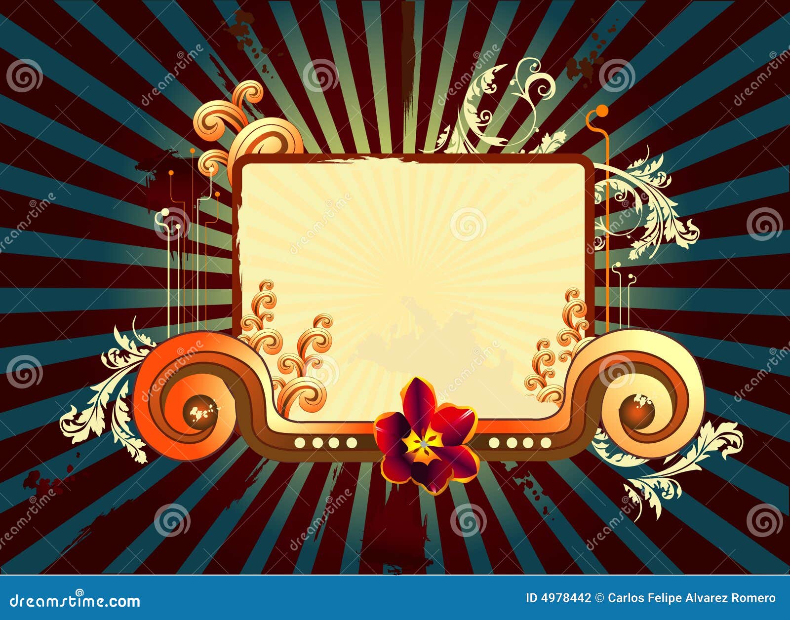 Retro banner vector stock vector. Illustration of shapes - 4978442