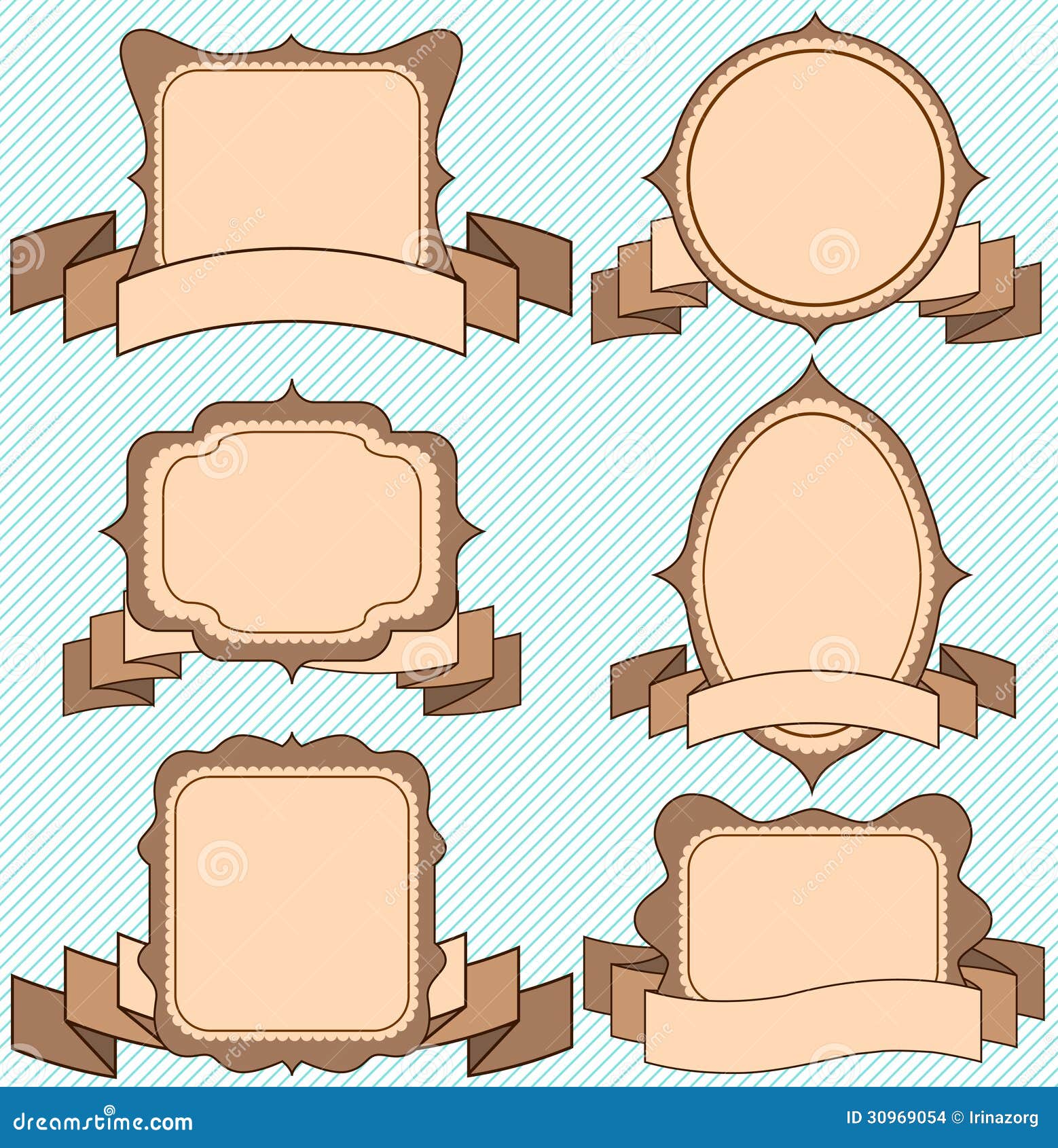 Retro banners set stock illustration. Illustration of sign - 30969054