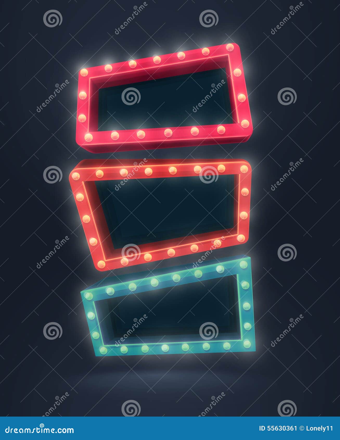 Retro Banners stock vector. Illustration of infographics - 55630361