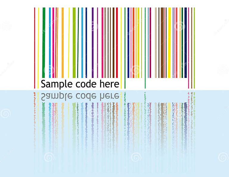 Retro barcode stock vector. Illustration of graphic, colour - 13150410