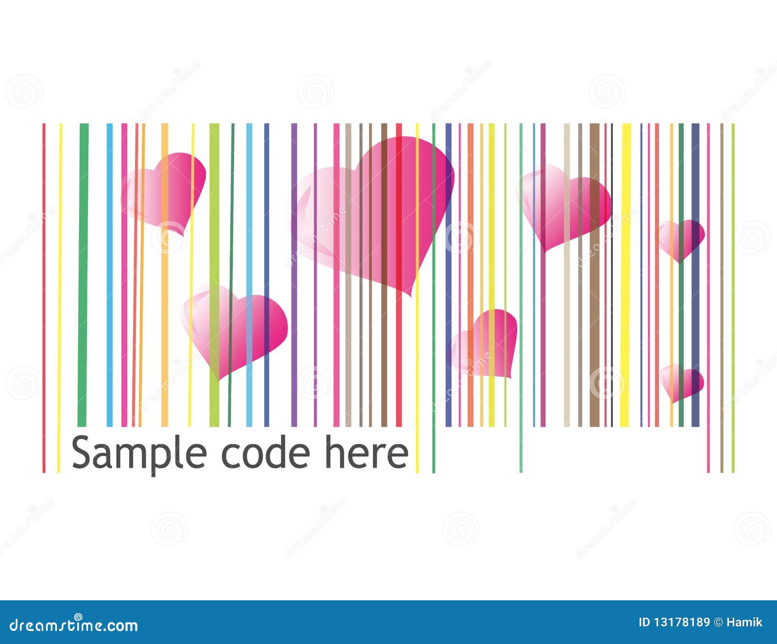 Retro barcode stock illustration. Illustration of market - 13178189