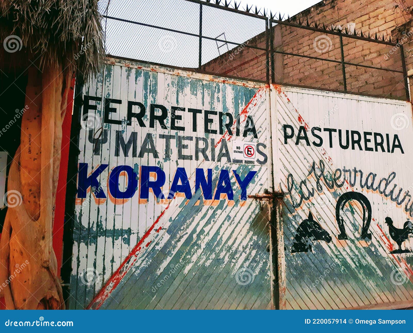 Retro Beach Vibes Sign in Beach Town in Mexico with Trees Editorial ...