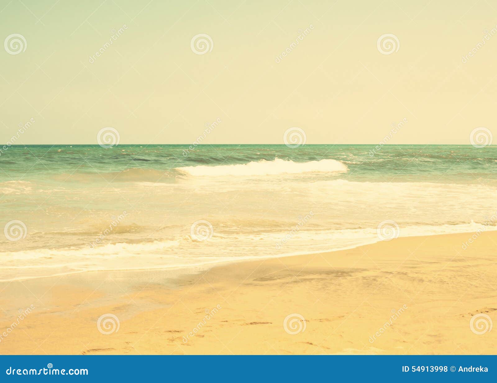 Retro Beach stock photo. Image of waves, soft, hipster - 54913998