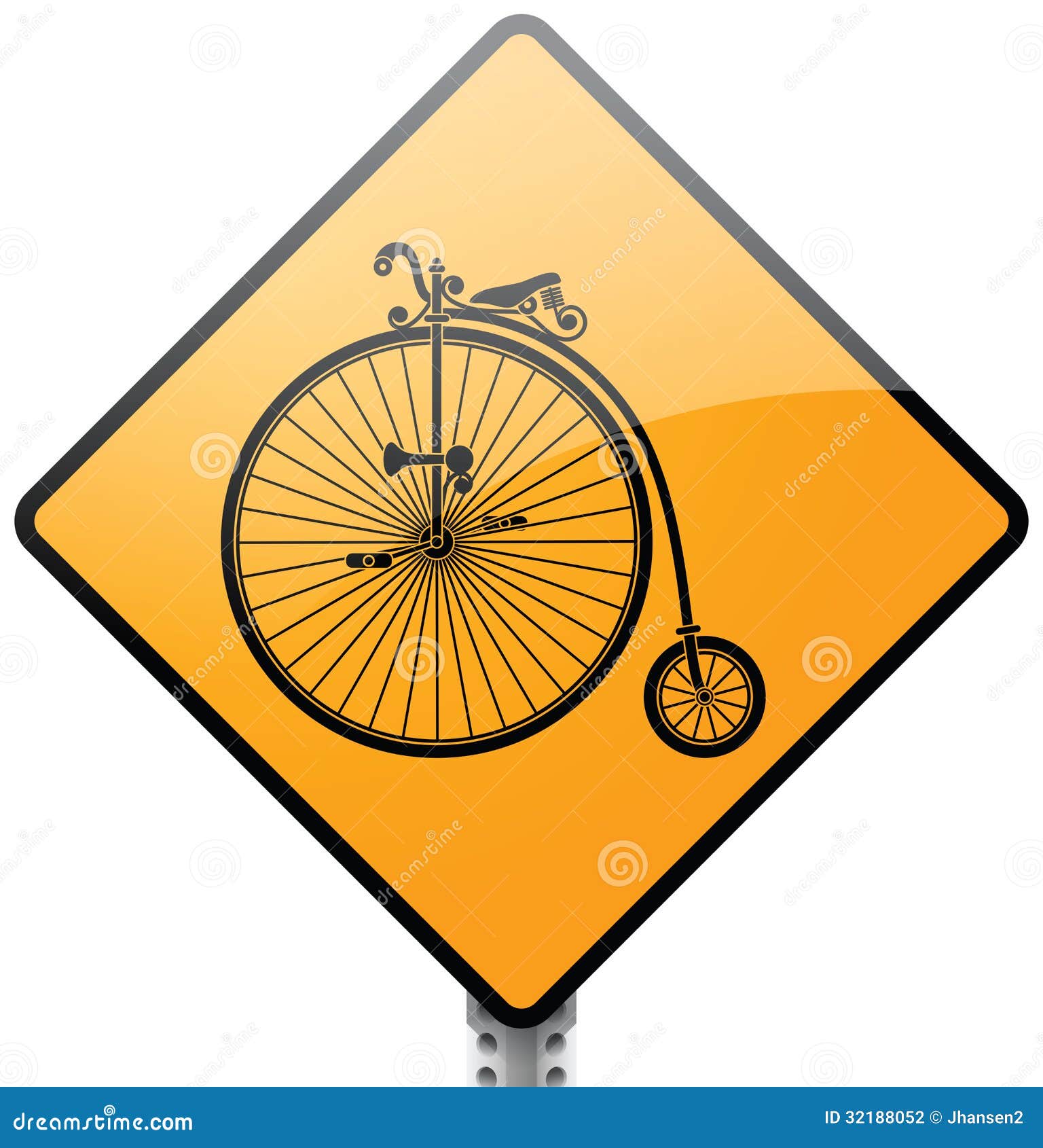 Retro Bicycle Sign stock vector. Illustration of culture - 32188052