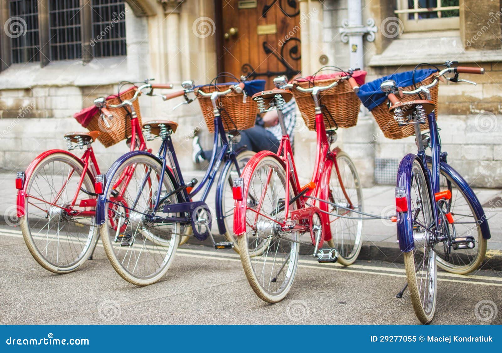 Retro bicycles bikes stock image. Image of baskets, bicycle - 29277055