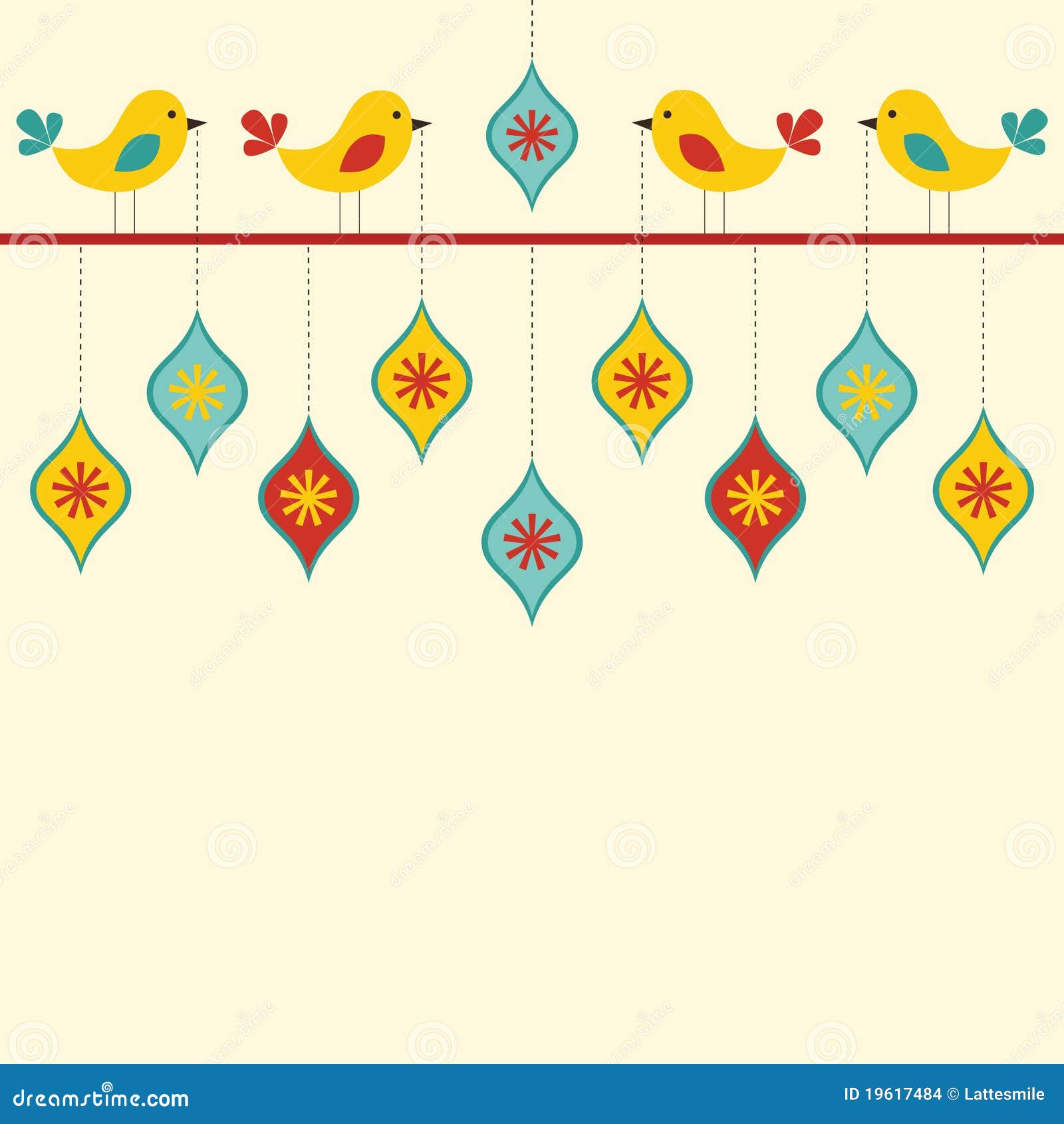 Retro Birds Royalty-Free Stock Photography | CartoonDealer.com #42861437