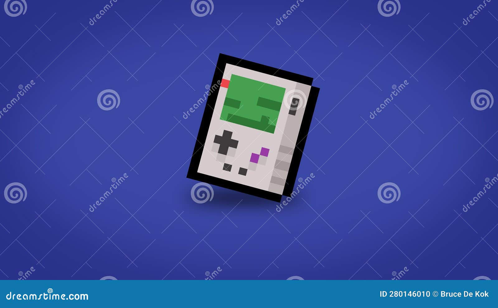 Retro 8 Bit Handheld Gaming Device Background - High Res 4k Wallpaper ...