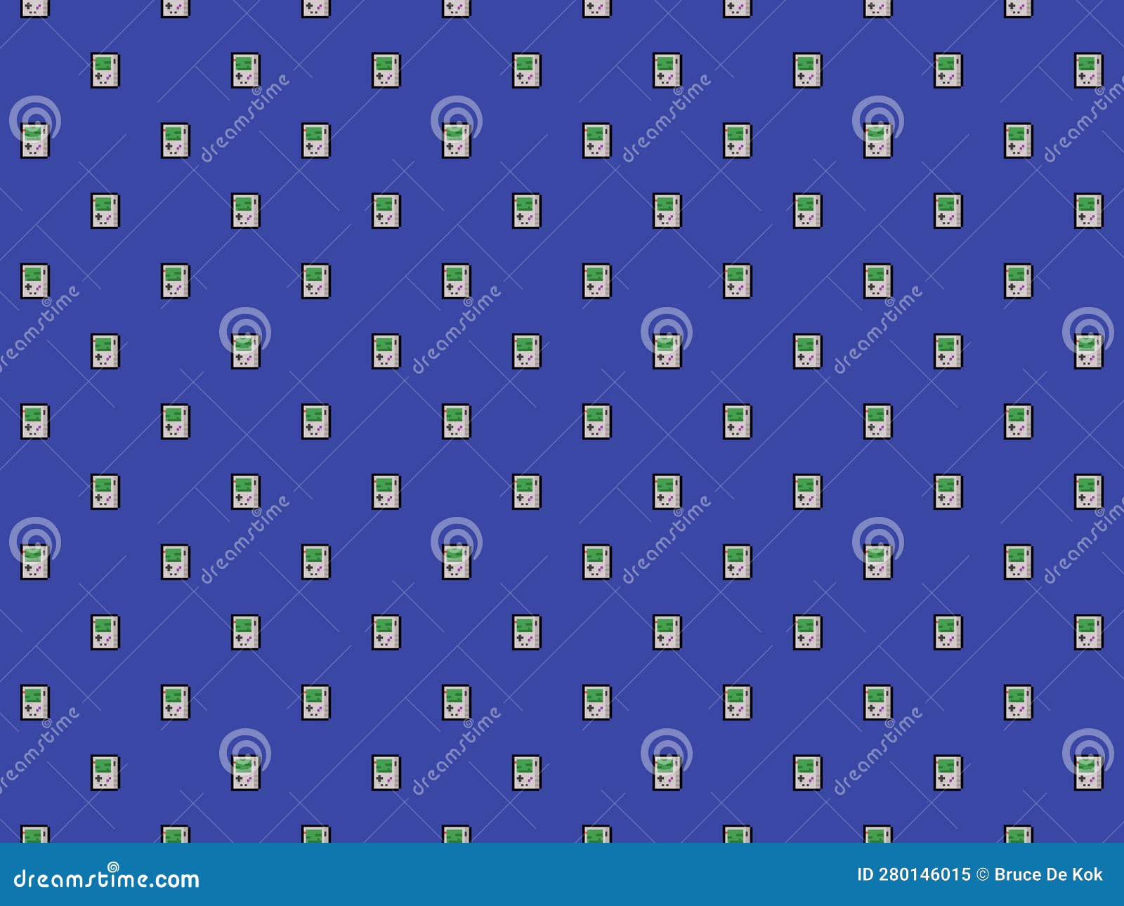 Retro 8 Bit Handheld Gaming Device Pattern Background - High Res 4k ...