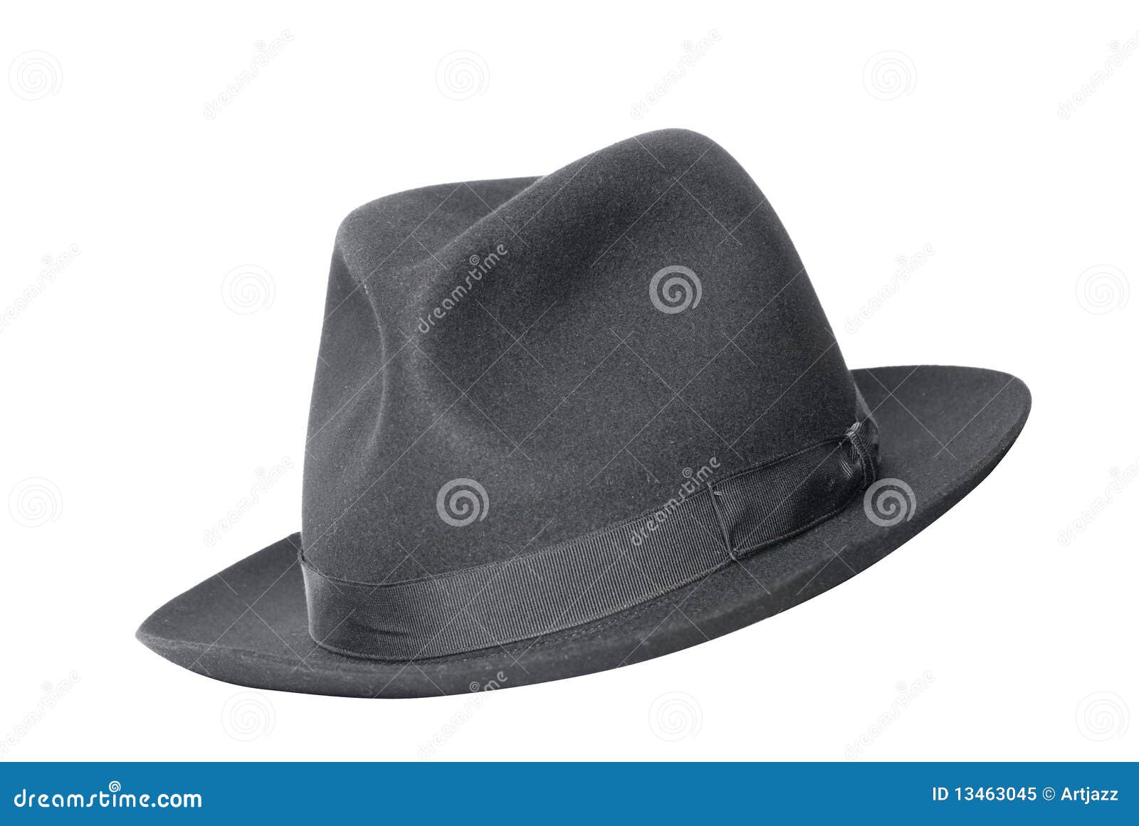 Retro black hat stock image. Image of headdress, costume - 13463045