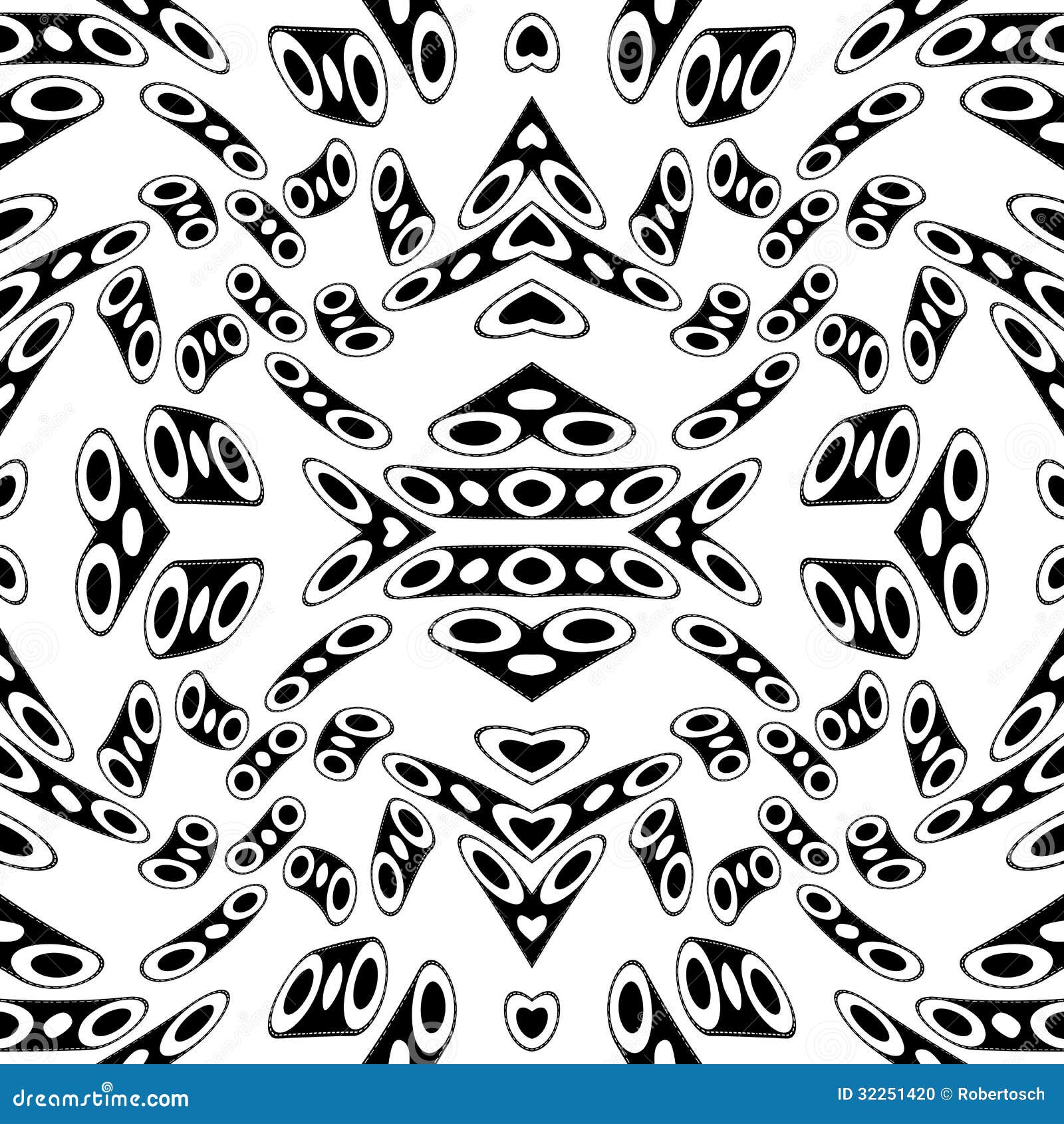 Retro black pattern stock vector. Illustration of elegance - 32251420