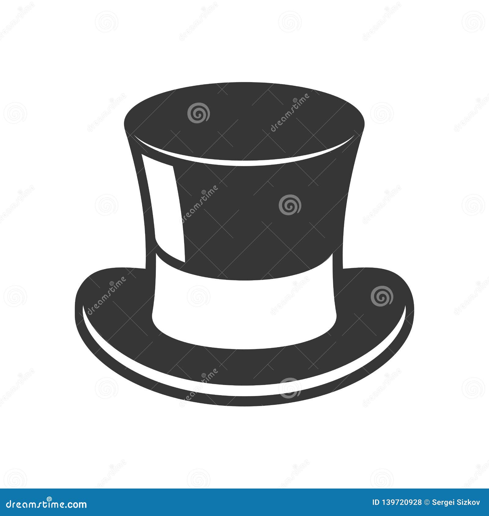 Vintage Top Hat Clip Art