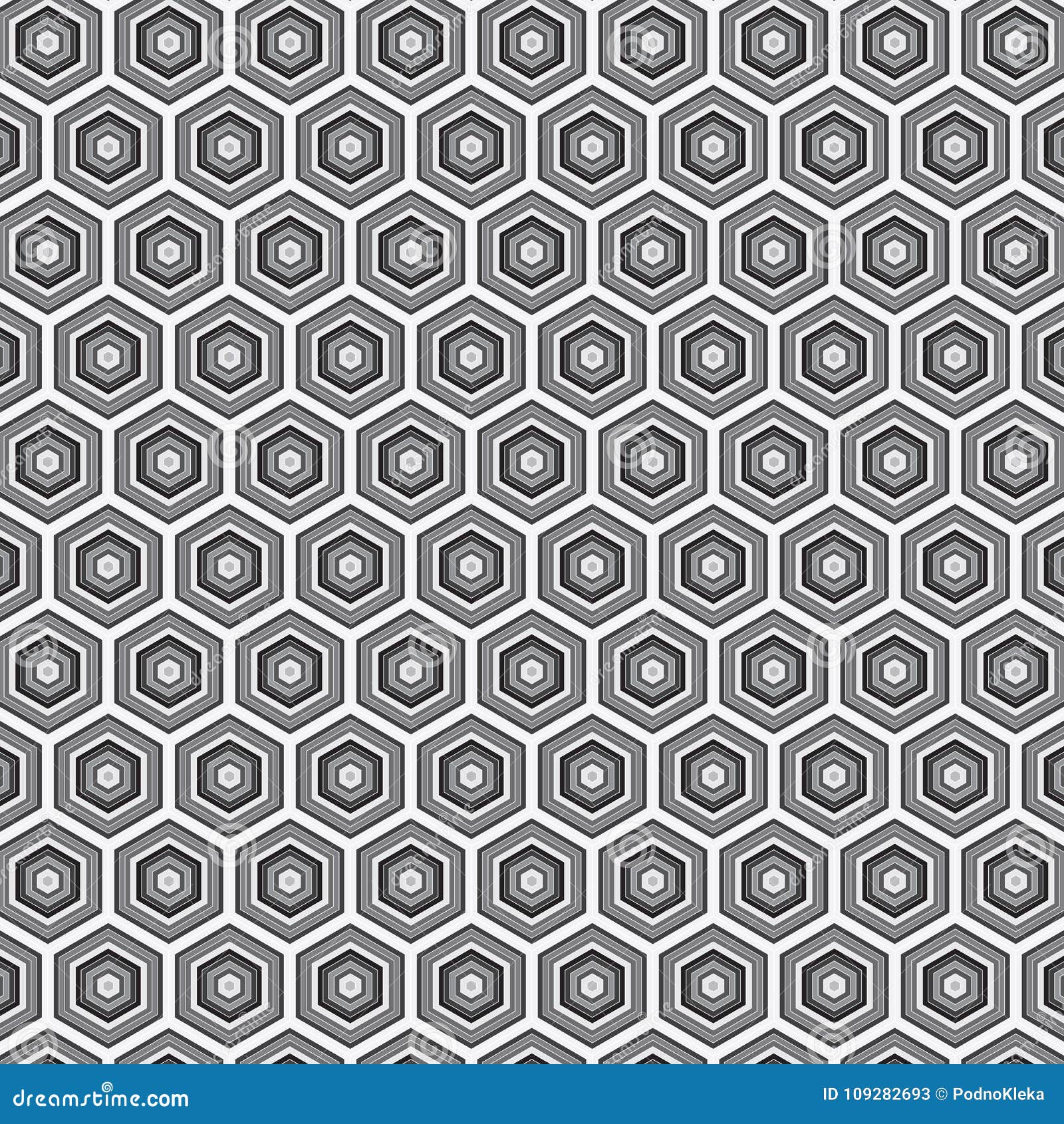 Retro Black and White Textile Geometric Hexagon Pattern Background ...
