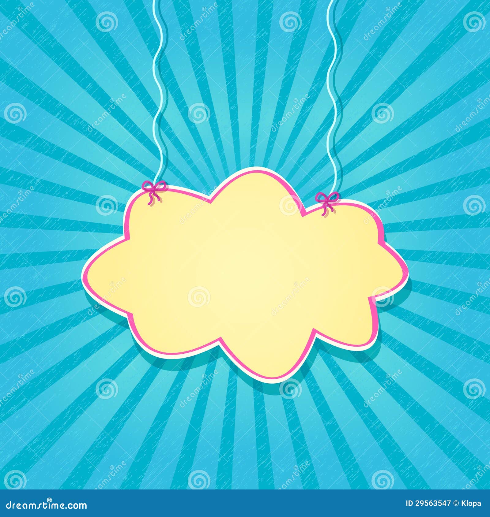 Paper Cloud. Different Clouds On Blue Sky In Origami Design, Cut Paper ...