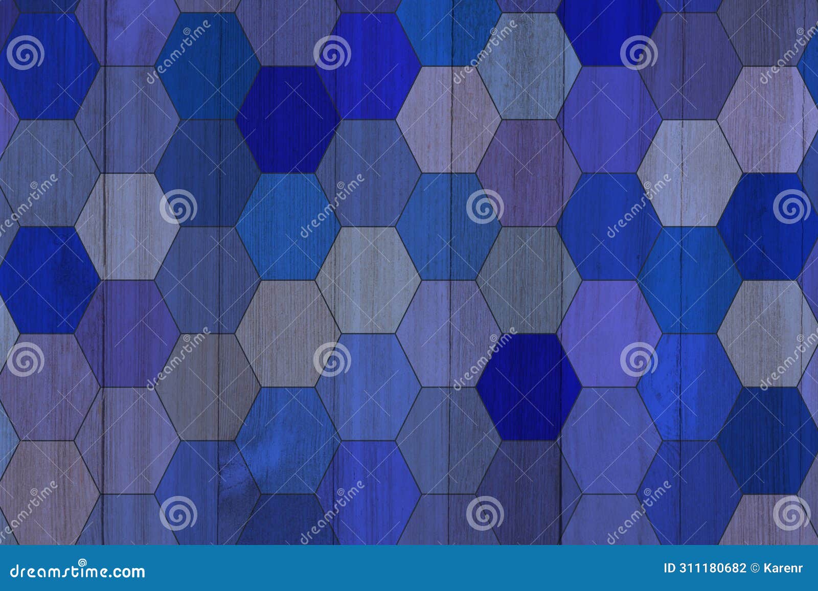 Retro Blue Hex Abstract Background Stock Photo - Image of abstract ...