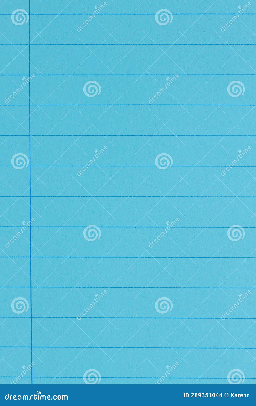 Retro Blue Lined School Notebook Paper Background Stock Illustration ...