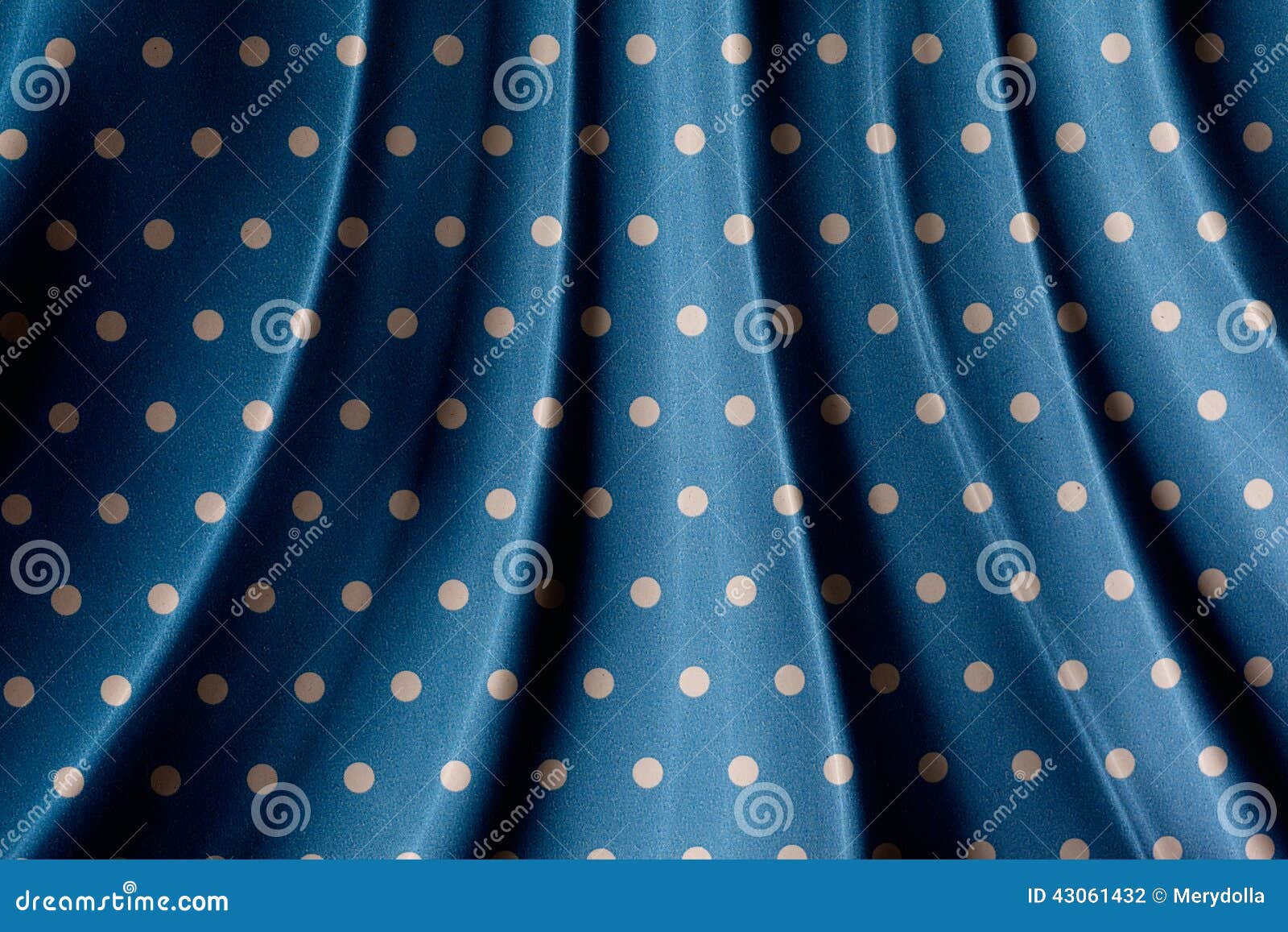 Retro Blue Polka Dot Pattern Stock Photo - Image of polka, cloth: 43061432