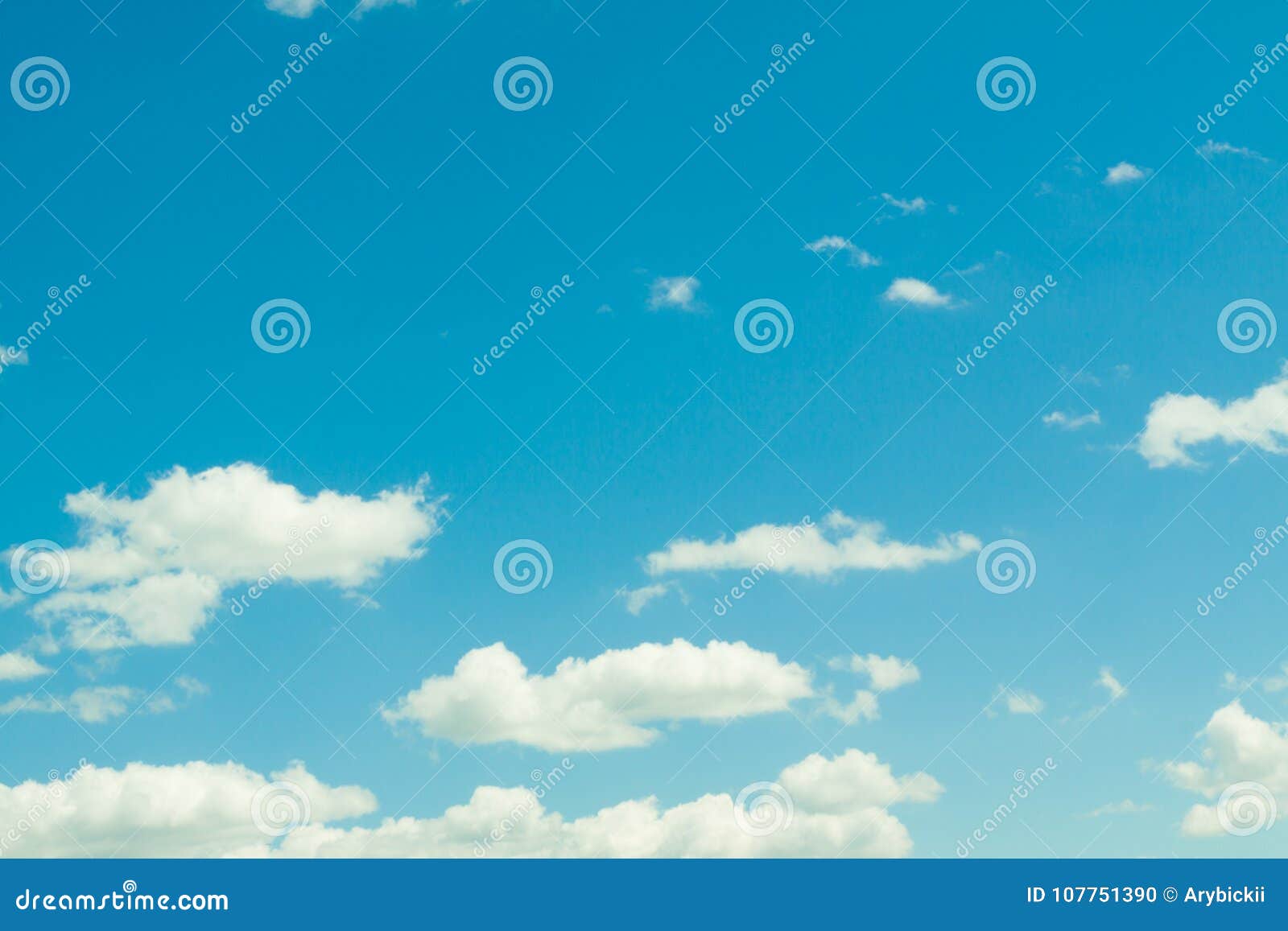 Retro blue sky stock photo. Image of summer, outdoor - 107751390