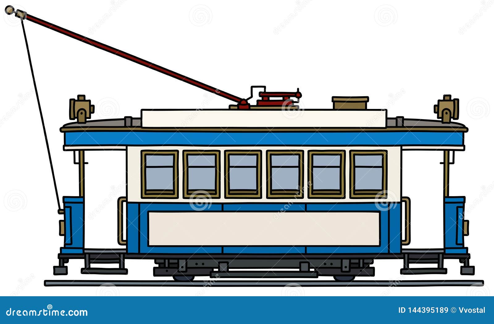 Tramway Drawing, Smiley Tramway Cartoon | CartoonDealer.com #114834711