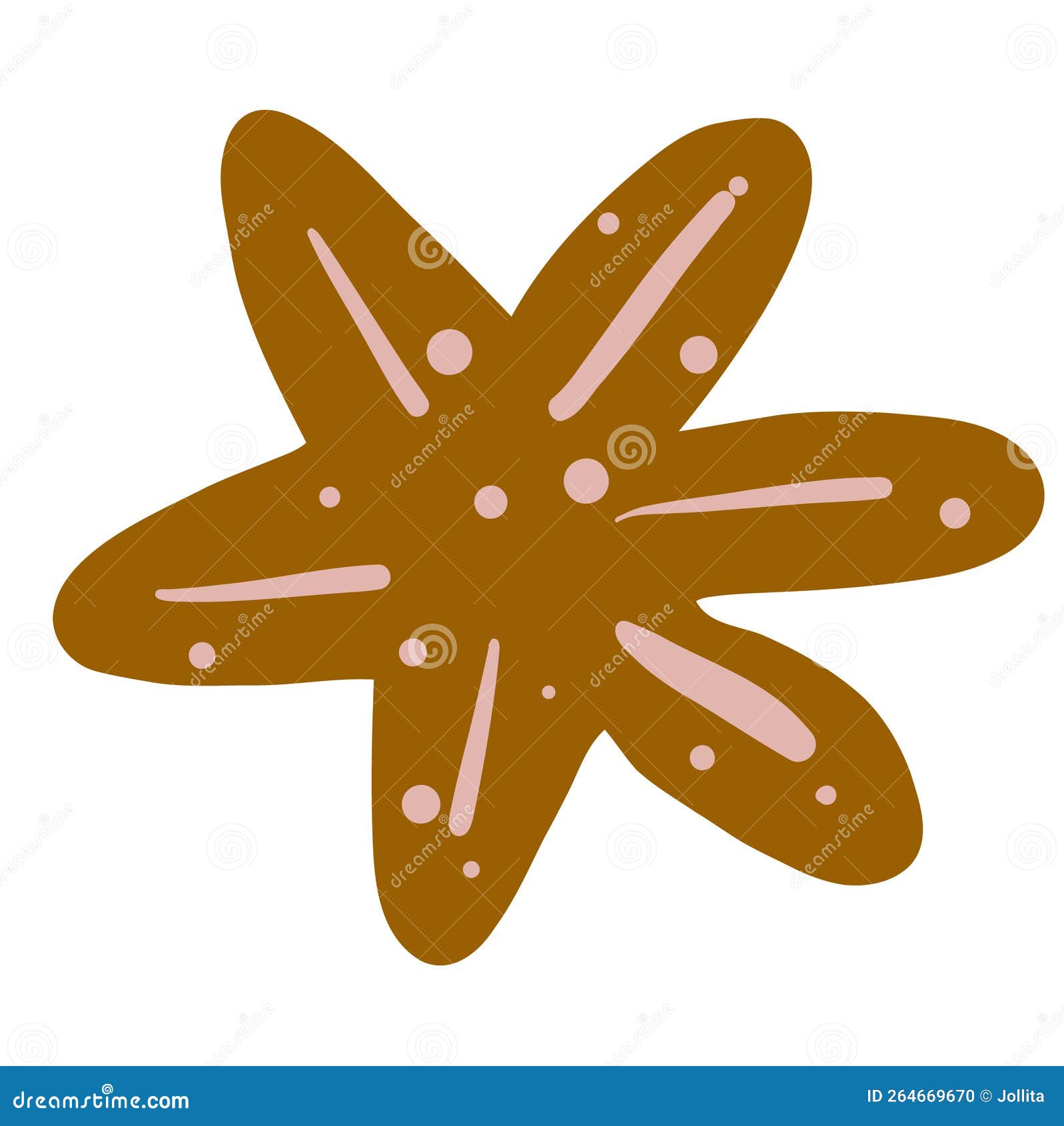 Retro Boho Star Isolated on White. Vector Stock Vector - Illustration ...