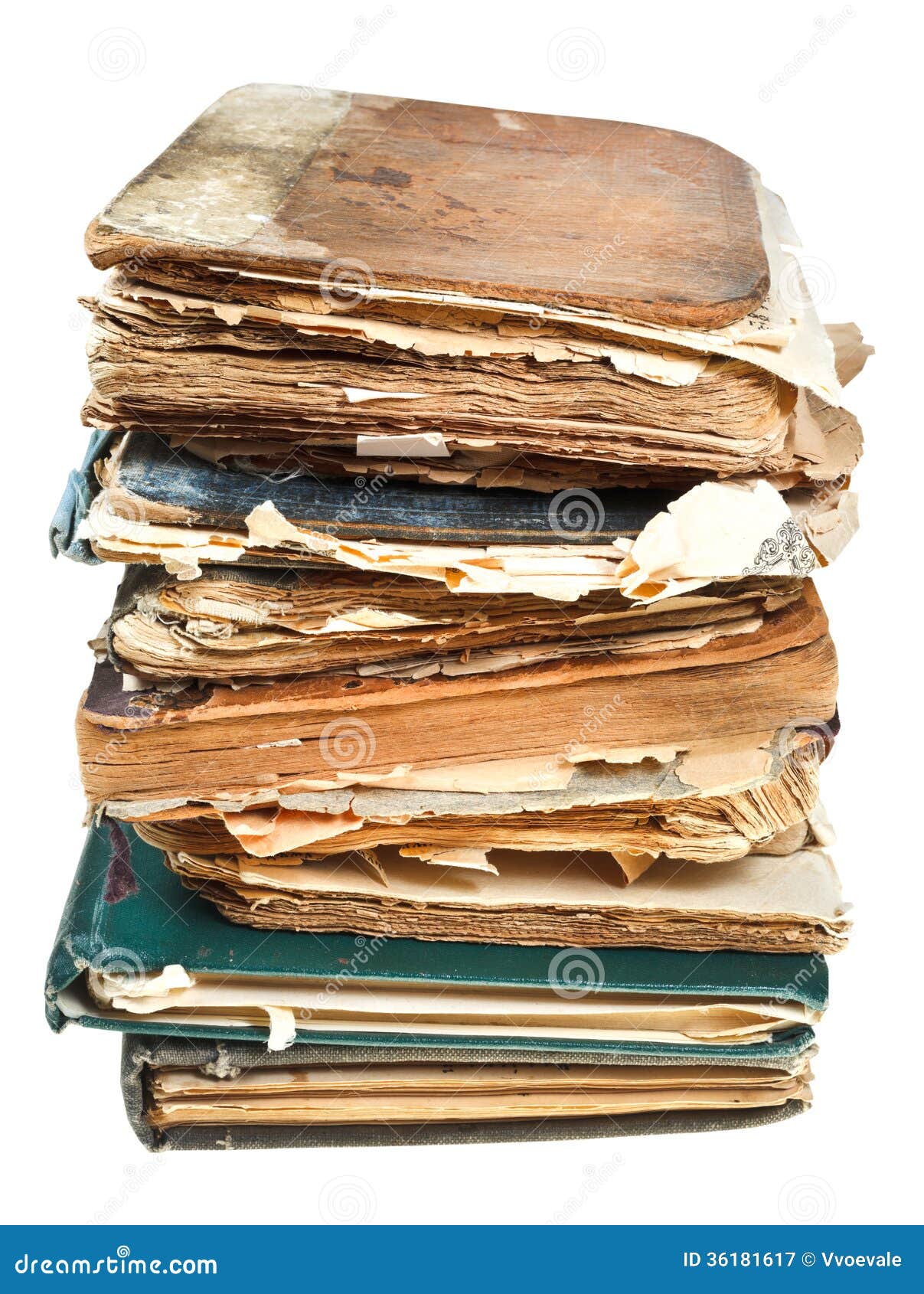 Retro Torn And Stained Notebook Cover Texture Stock Photography ...