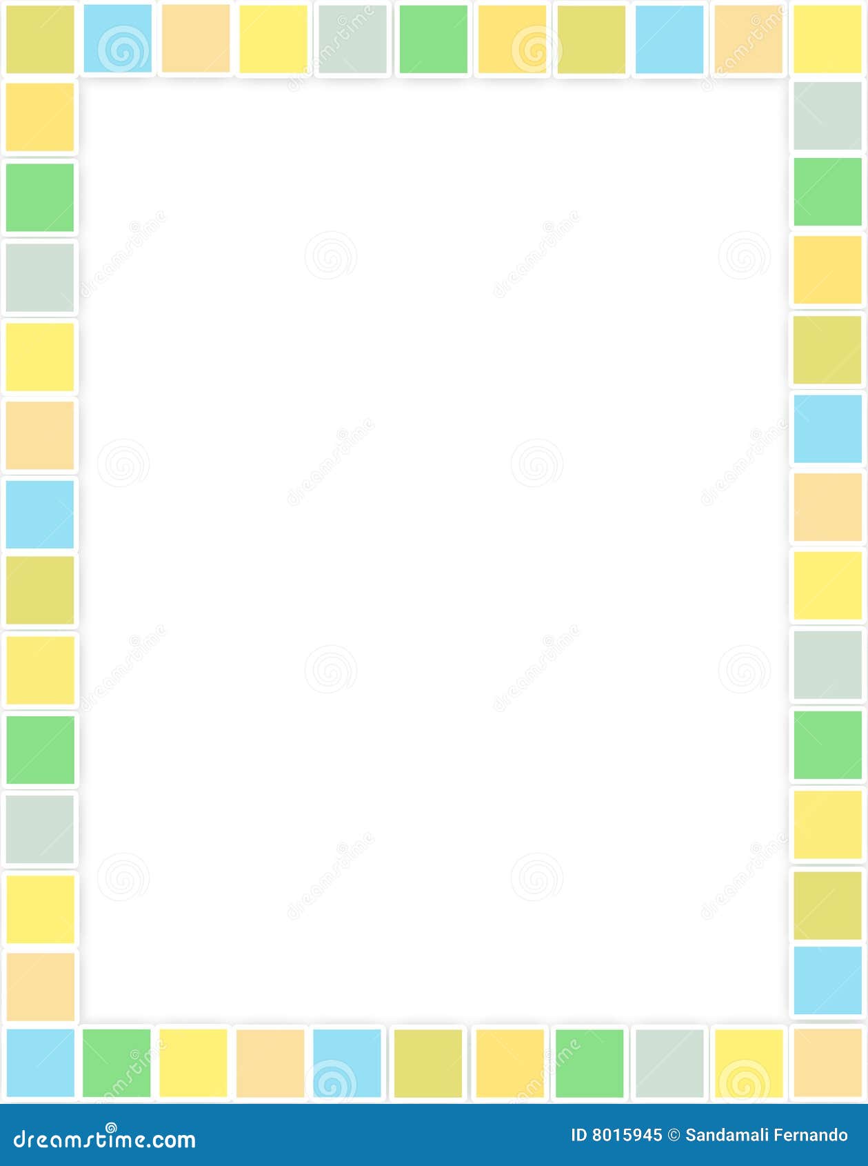 Retro border stock vector. Illustration of colorful, invitation - 8015945