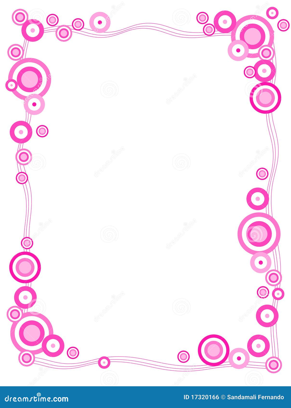 Retro border / frame stock illustration. Illustration of circles - 17320166