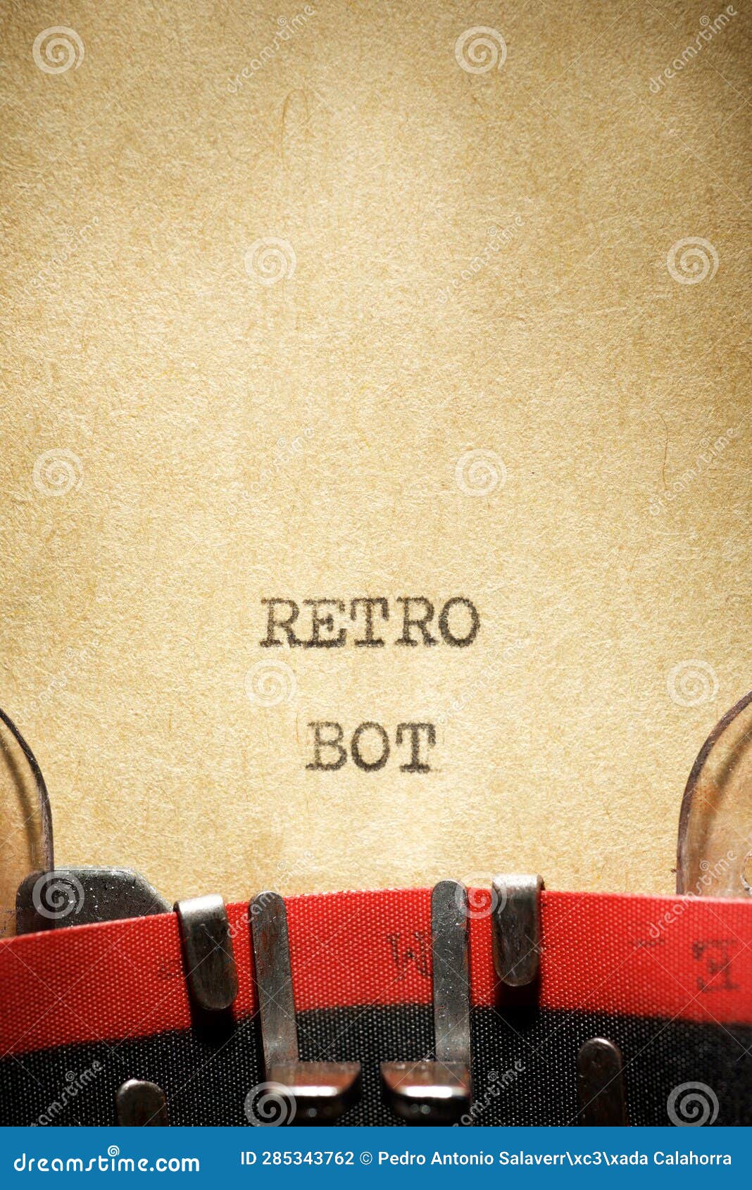 Retro bot text stock photo. Image of written, aged, writing - 285343762