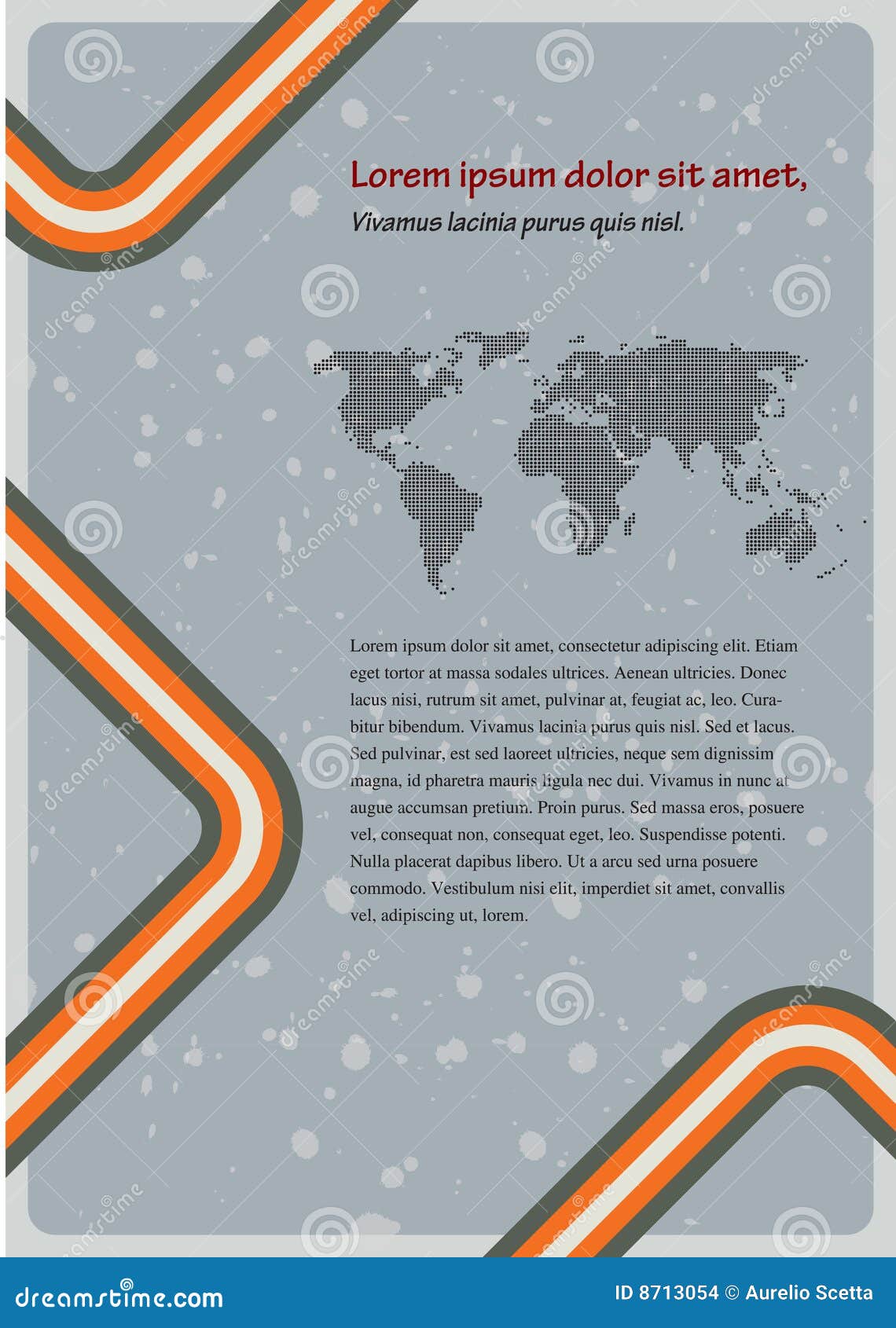 Retro Business Background stock vector. Illustration of stripes - 8713054