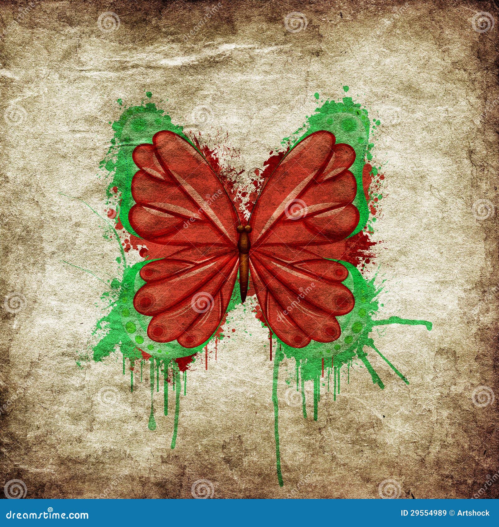 Retro butterfly design stock illustration. Illustration of design ...