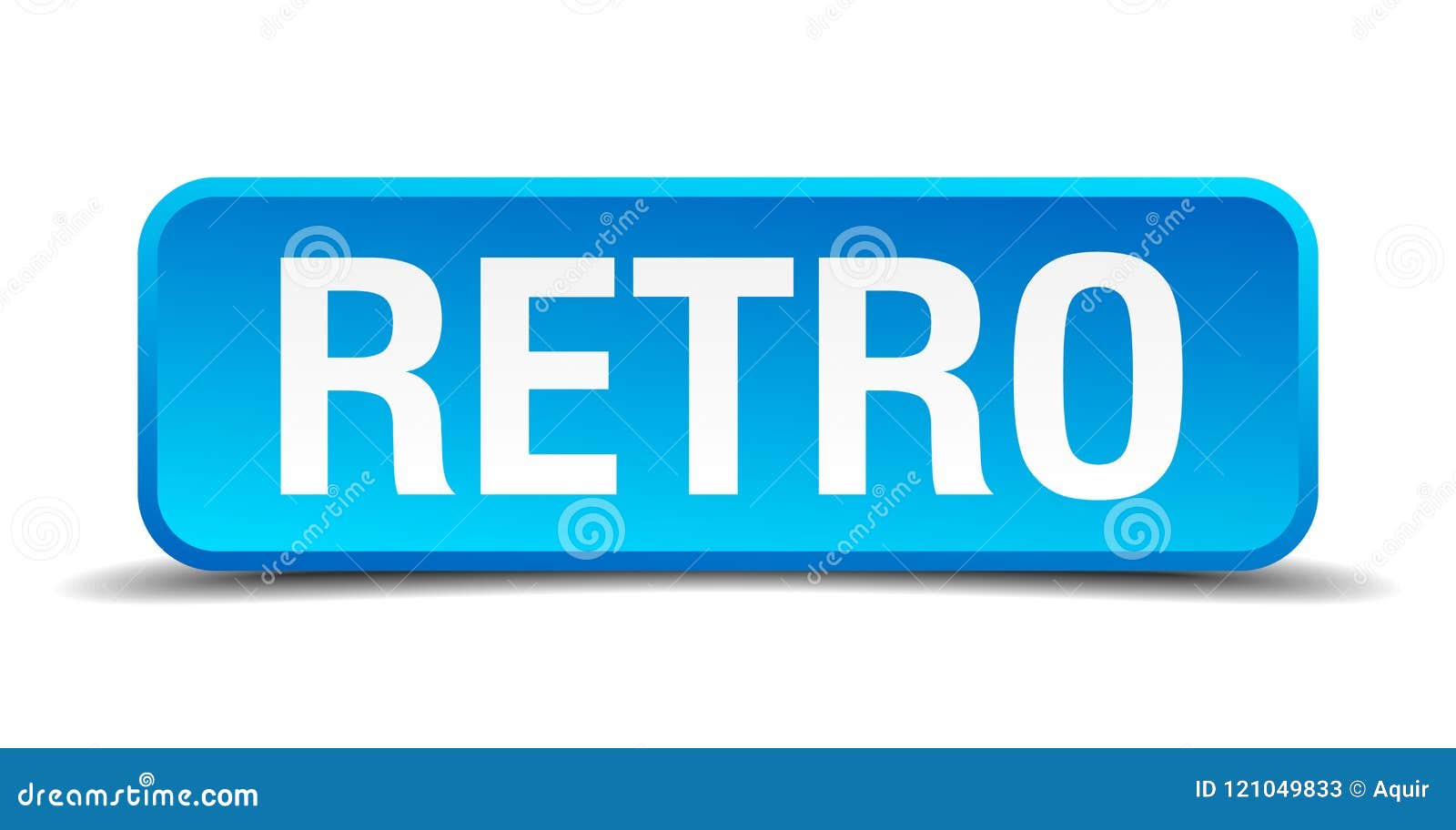 Retro button stock vector. Illustration of vector, template - 121049833