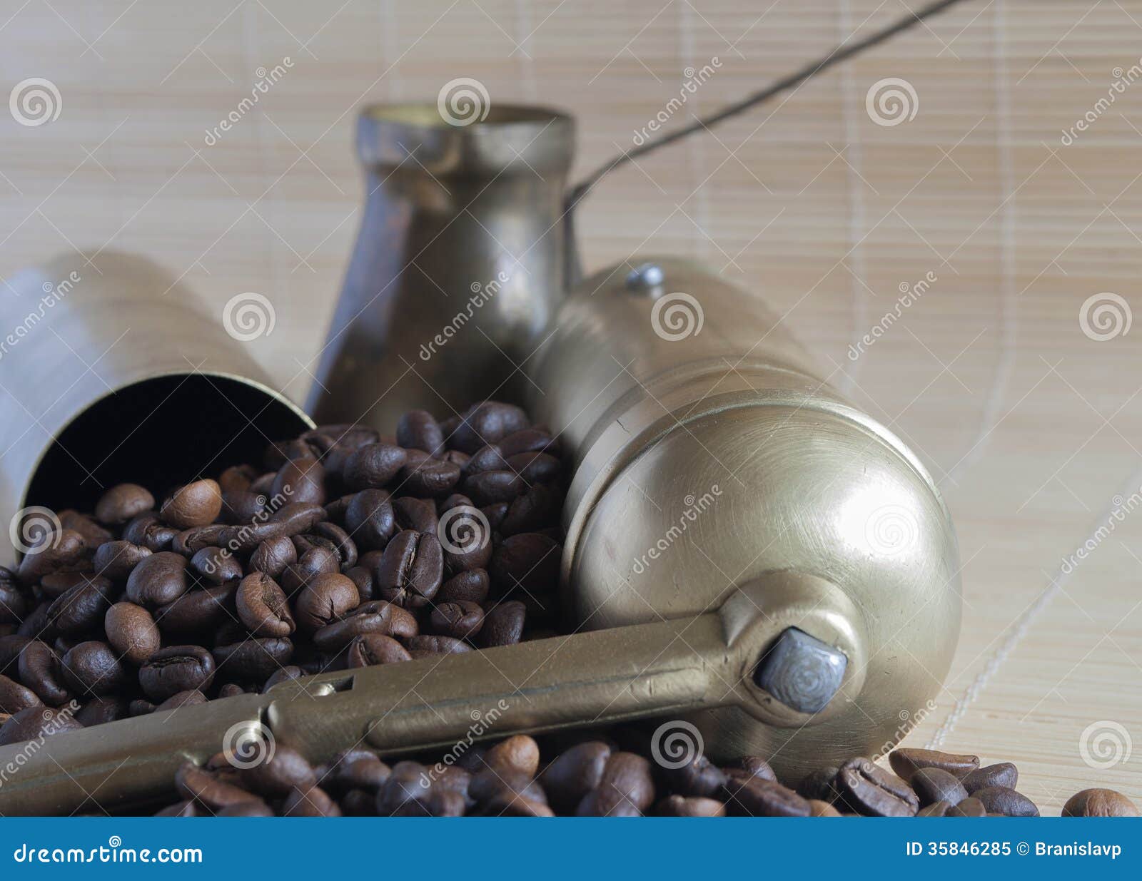 Retro cafe grinder stock image. Image of menu, design - 35846285