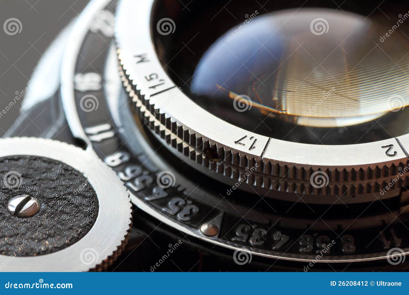 Retro Camera Lens Close-up. Stock Photo - Image of antique, retro: 26208412