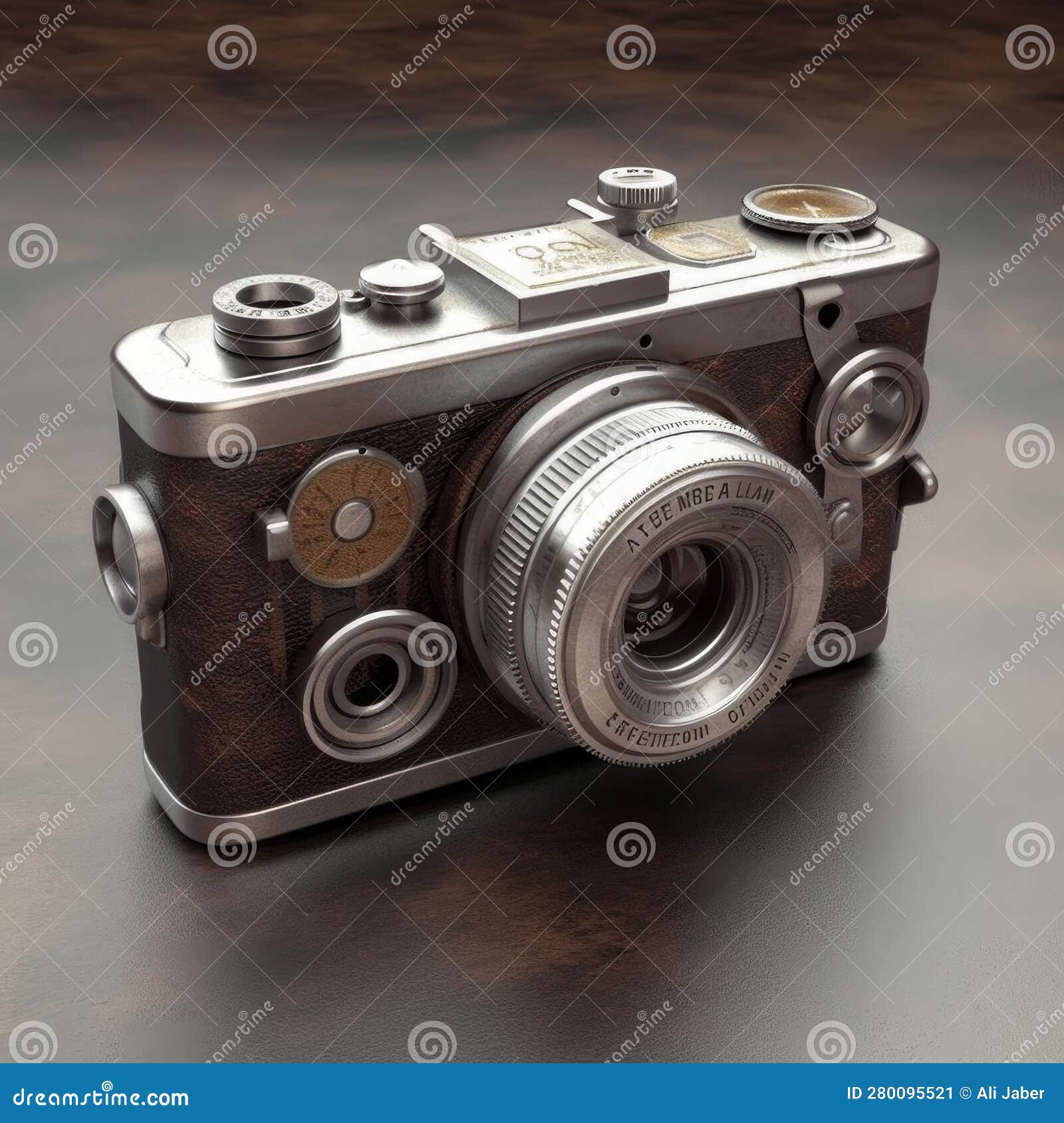 Retro Camera, Vintage Camera Ai Generative Illustration Stock ...
