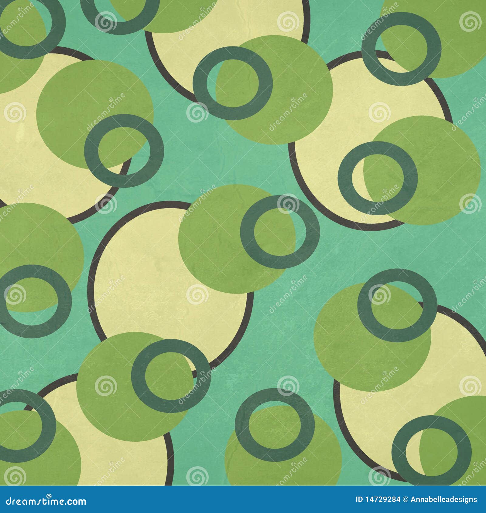 Retro Camouflage Circles Pattern Textured Paper Stock Illustration ...
