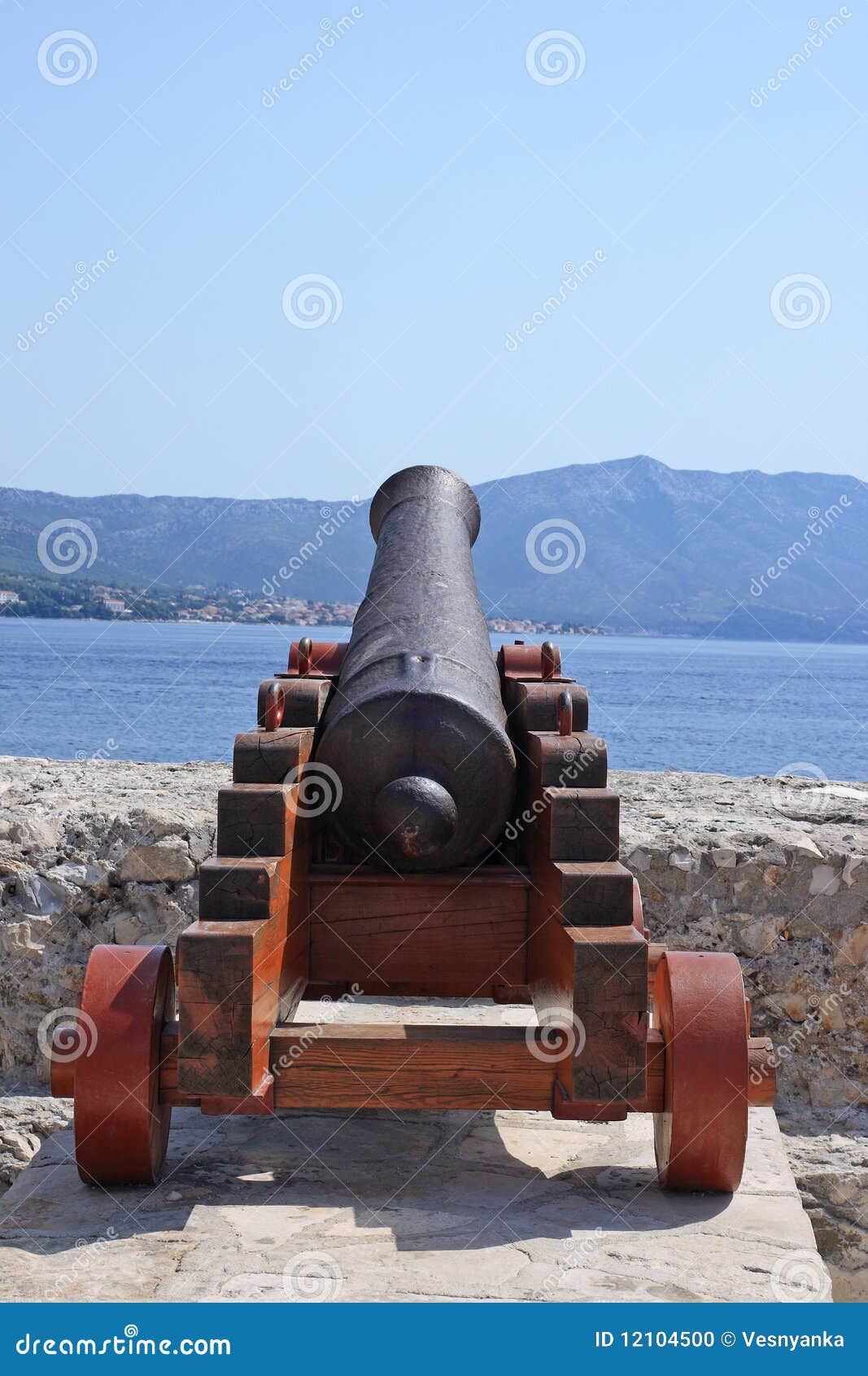 Retro cannon stock photo. Image of object, back, historical - 12104500