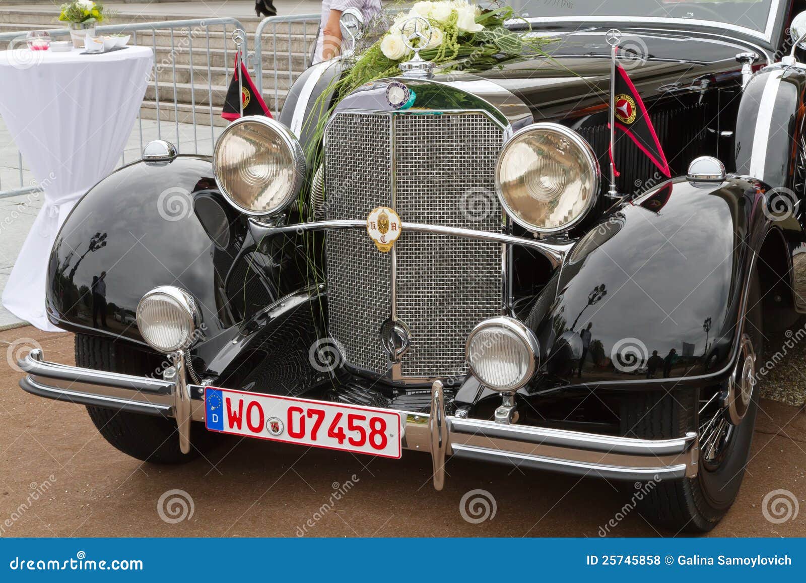Retro car. editorial stock photo. Image of germany, concepts - 25745858