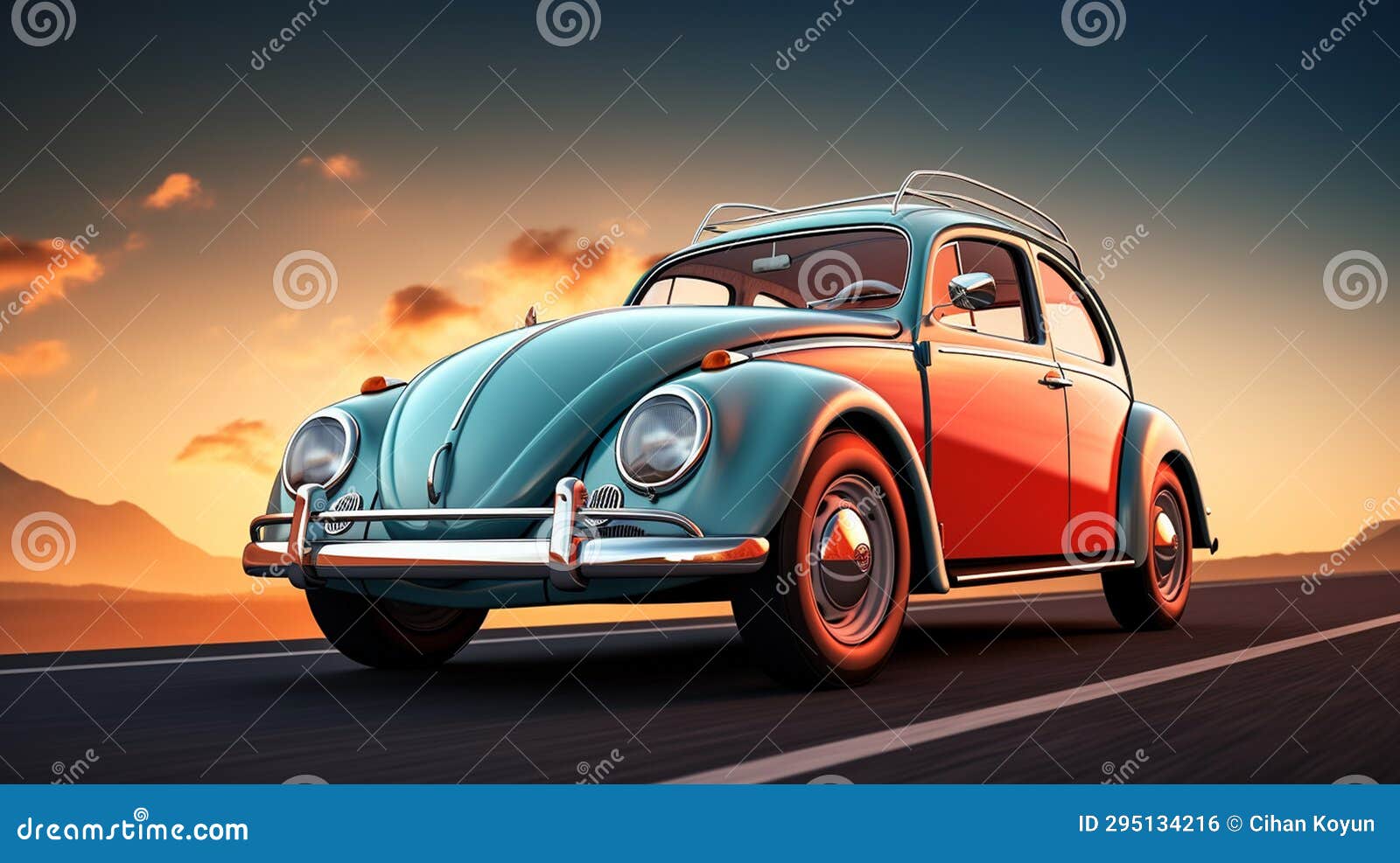 Retro Car Being Driven by a Celebrity Making Heads Turn Stock ...