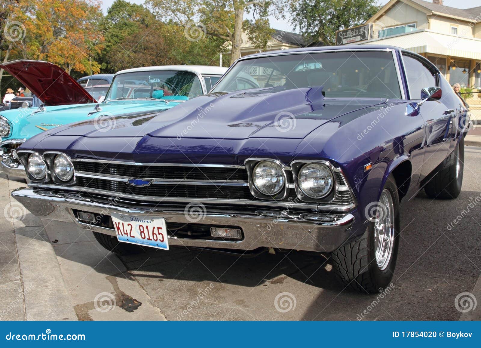 Retro car Chevrolet editorial image. Image of drive, bumper - 17854020