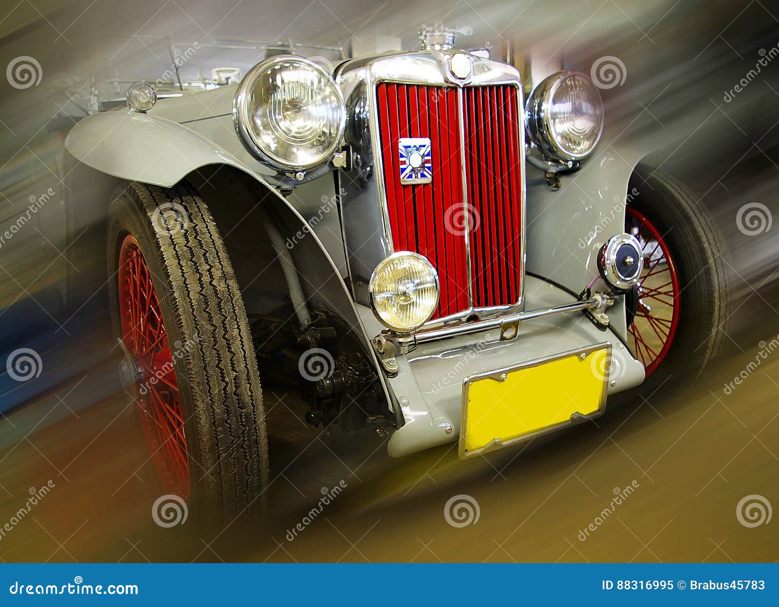 Retro car stock image. Image of path, drive, automobile - 88316995