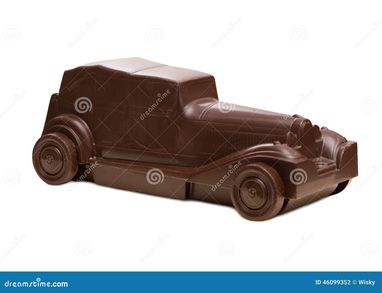 Retro Car Made of Dark Chocolate Stock Photo - Image of fresh, food ...