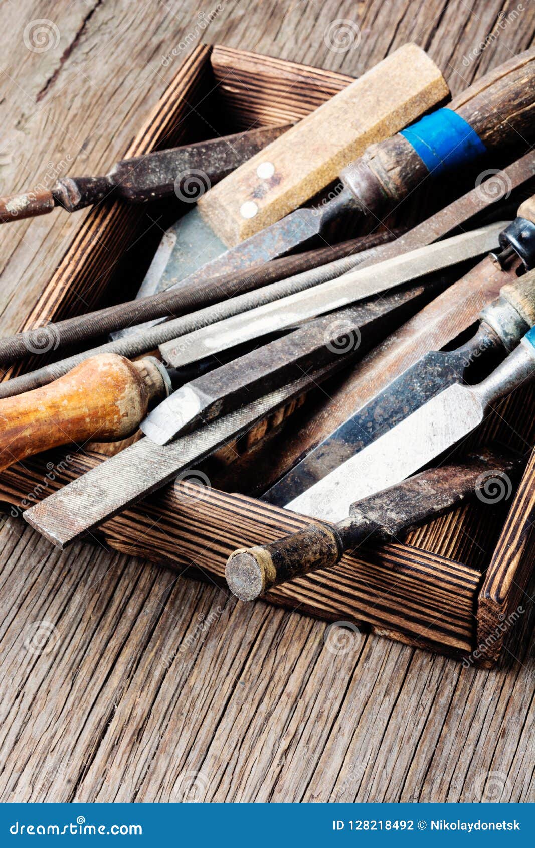 Retro carpenter tool stock photo. Image of planer, hand - 128218492