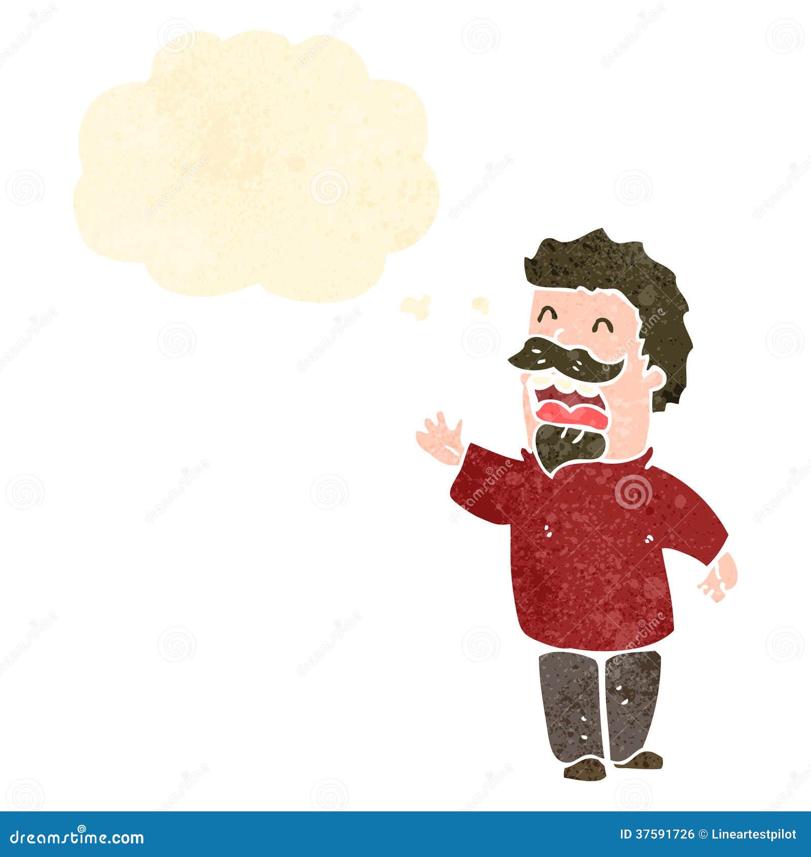 Retro cartoon stock vector. Illustration of colorful - 37591726