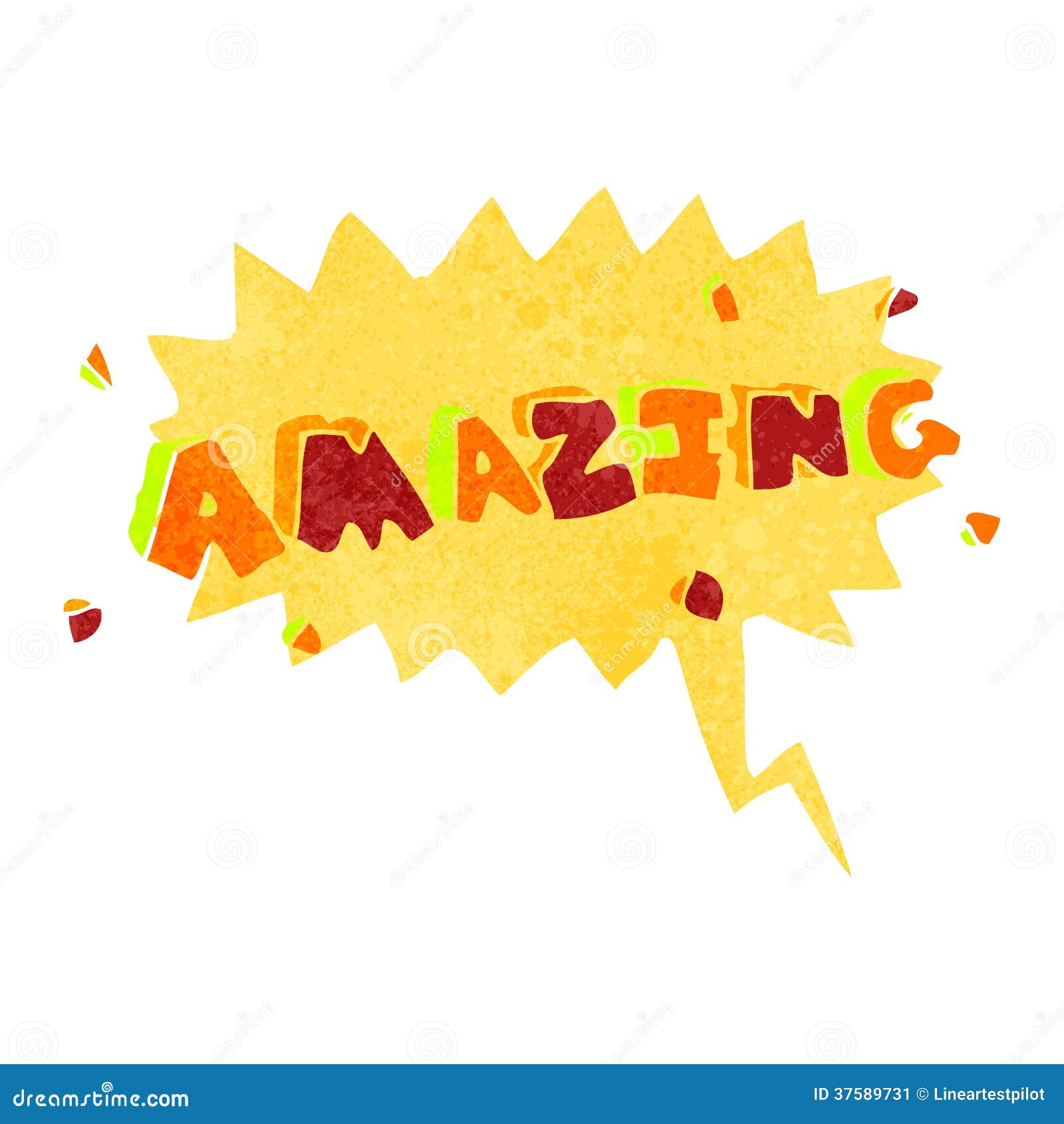 Amazing Comic Word Cartoon Vector | CartoonDealer.com #96054471